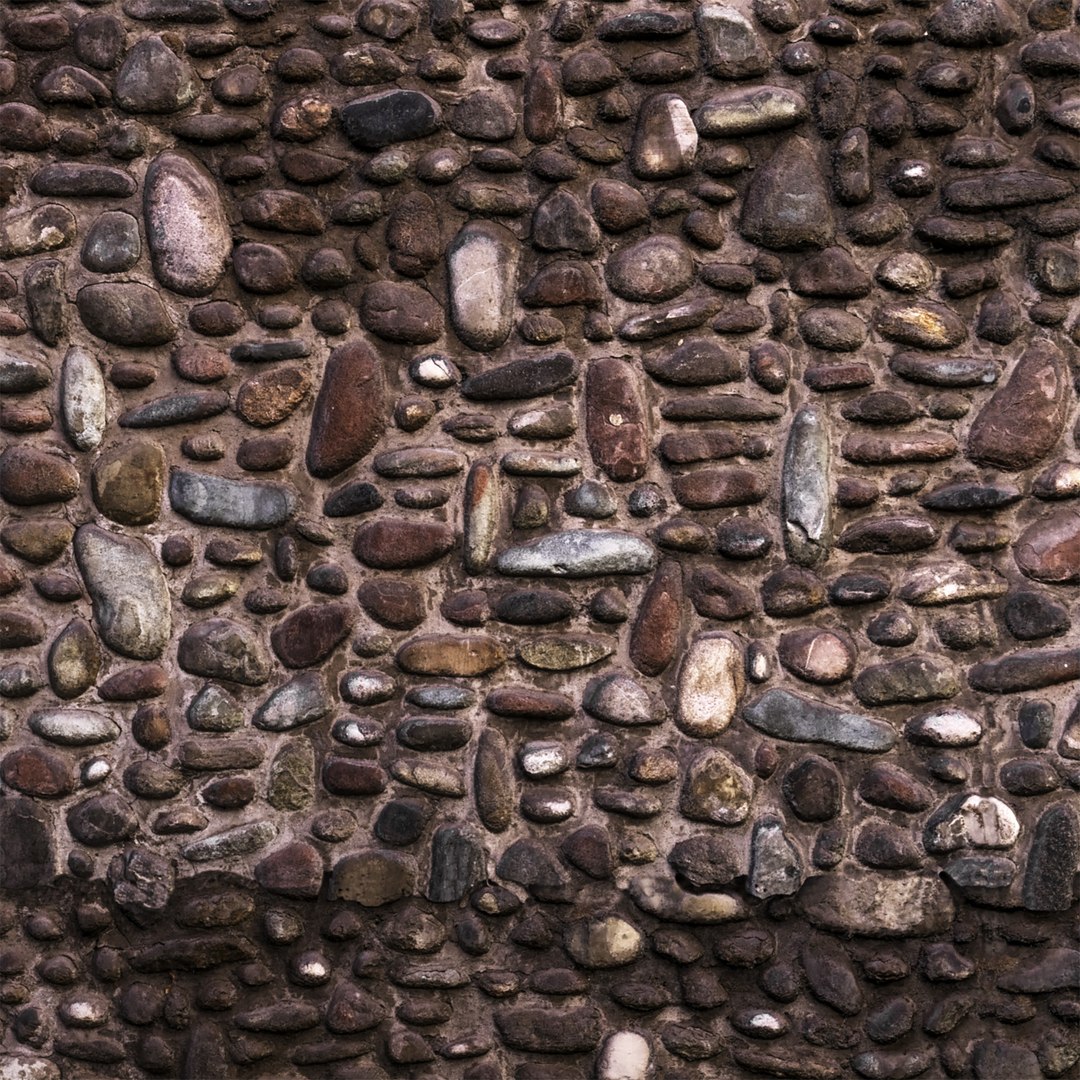 Stone - Old Pavement Pebbles Wall Vol 01 - PBR Scanned Texture - Photogrammetry 3D - TurboSquid ...
