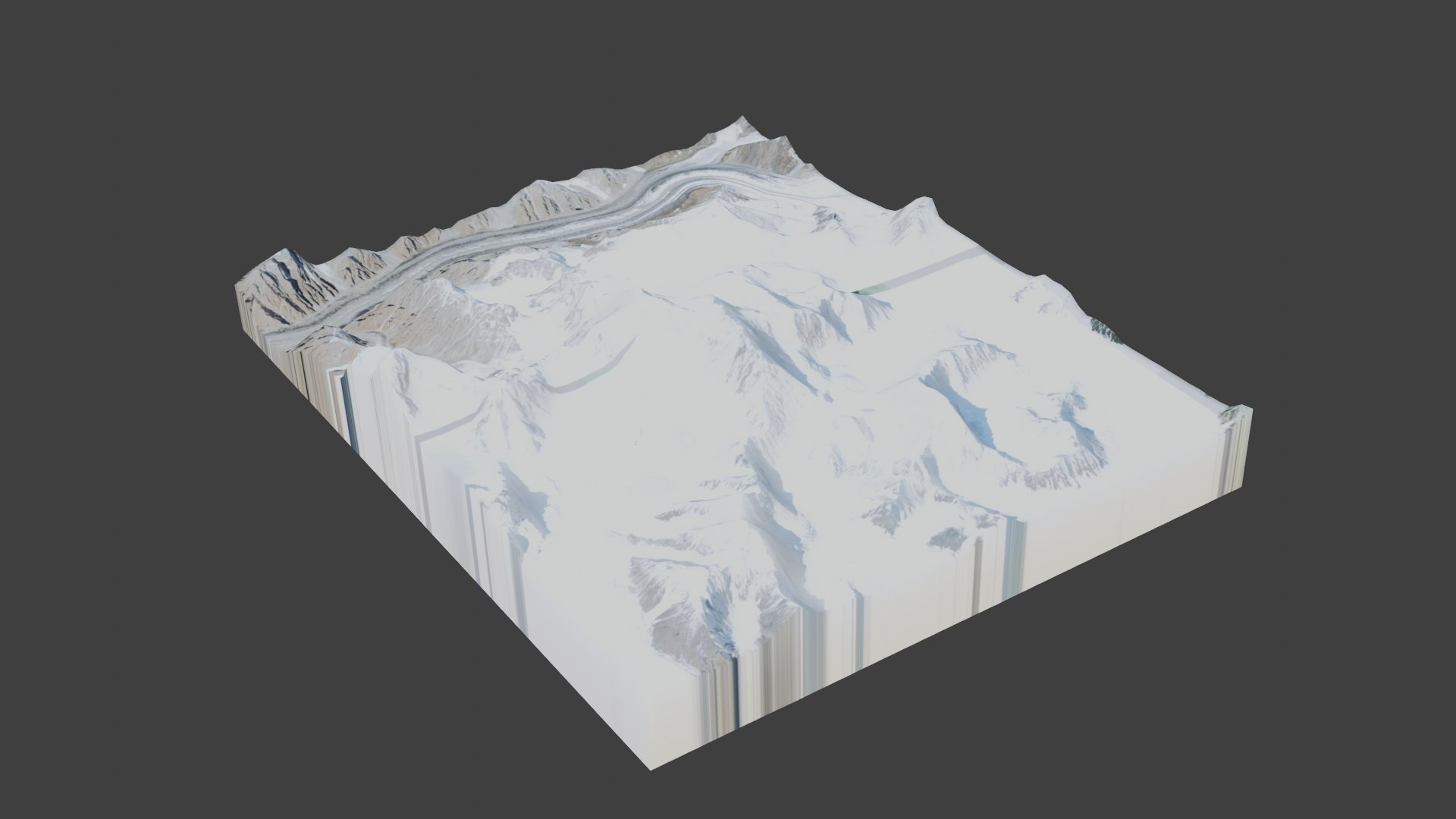 Ghent Kangri Mountain 3D Model - TurboSquid 1825171