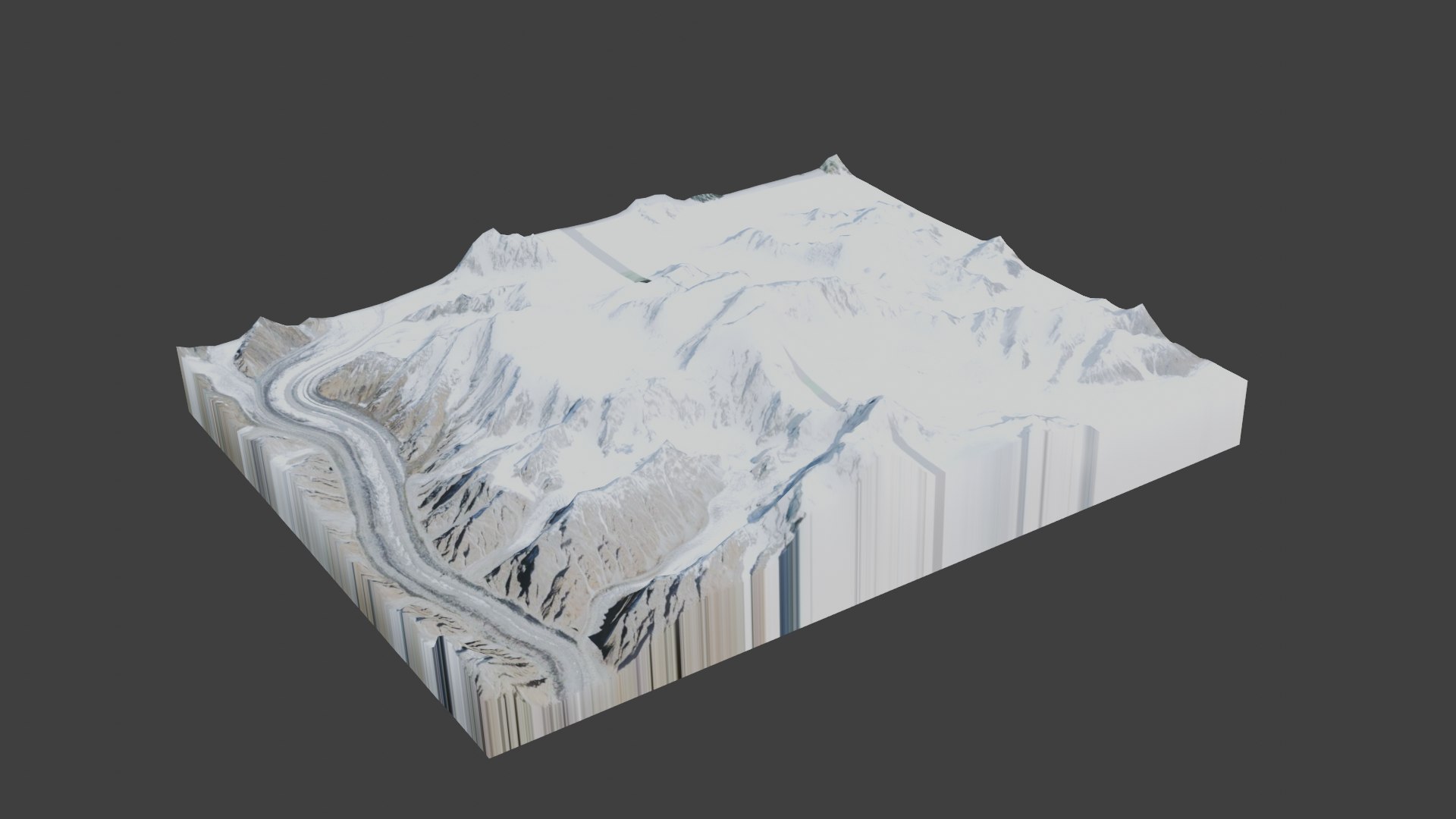 Ghent Kangri Mountain 3D Model - TurboSquid 1825171