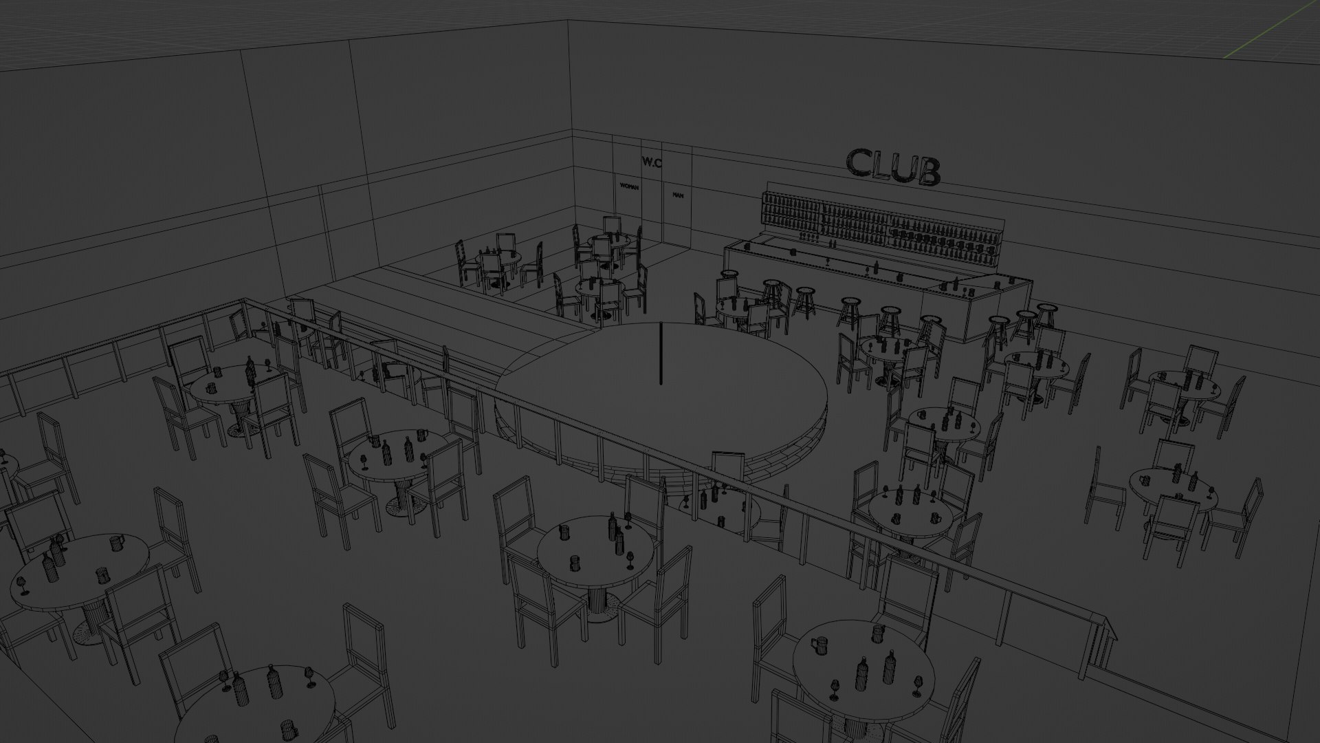 3D Model Night Club - TurboSquid 1924115