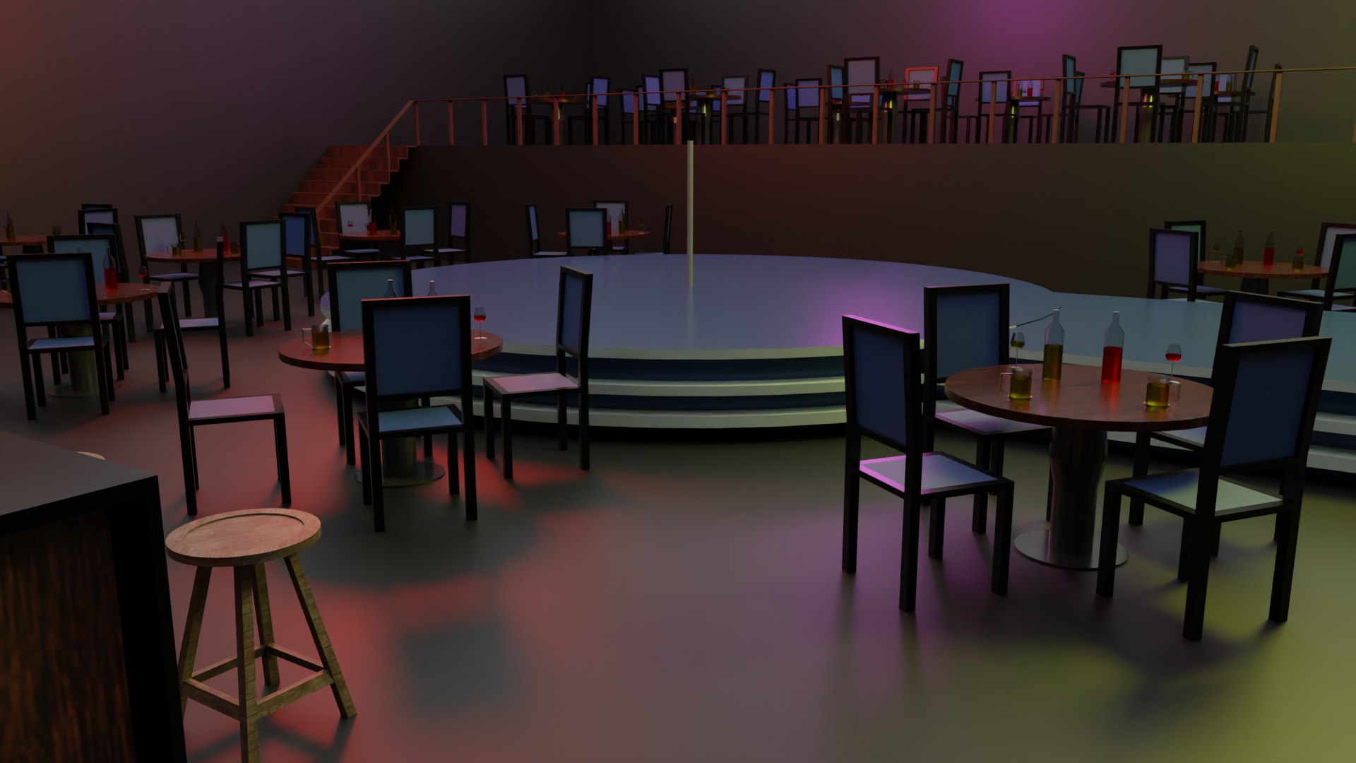 3D Model Night Club - TurboSquid 1924115