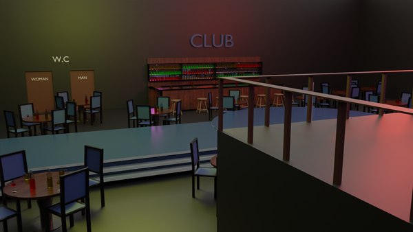 3D model Night Club - TurboSquid 1924115