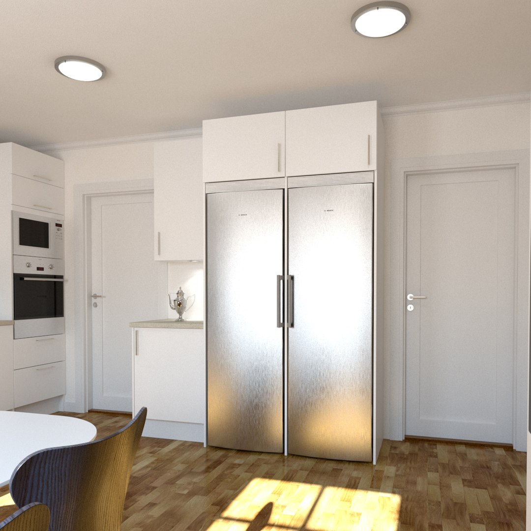 3ds Max Kitchen Scene