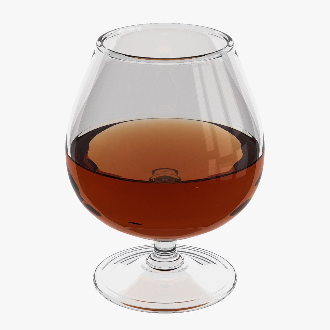 modelo 3d glass brandy cognac - TurboSquid 1904600