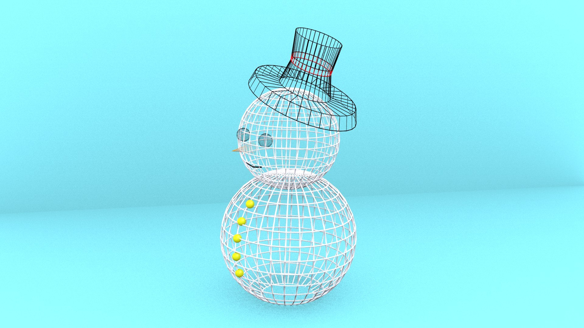 Cute Snowman 3D - TurboSquid 1840497