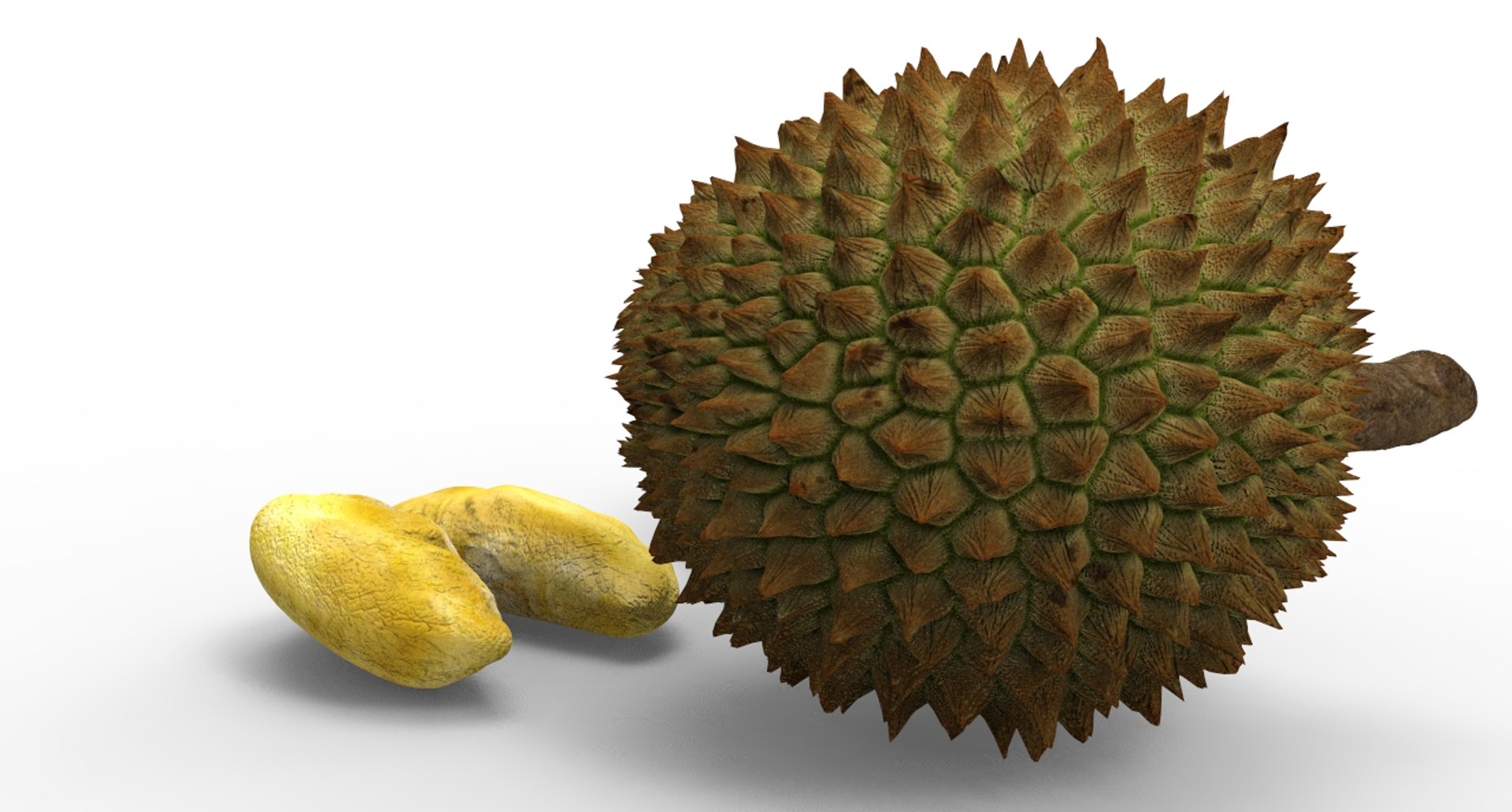 Durian Food Fruit 3D - TurboSquid 1533433