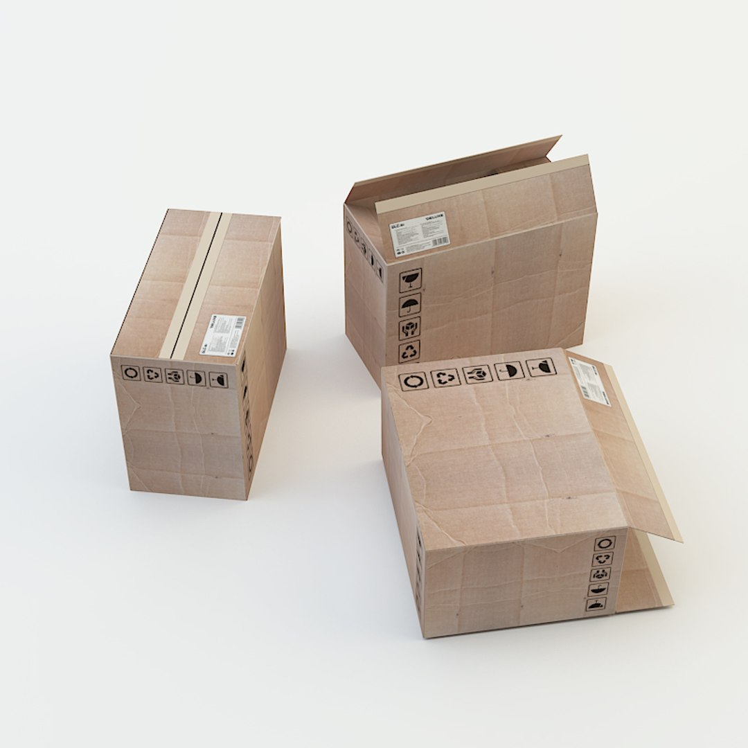 3d Cardboard Box