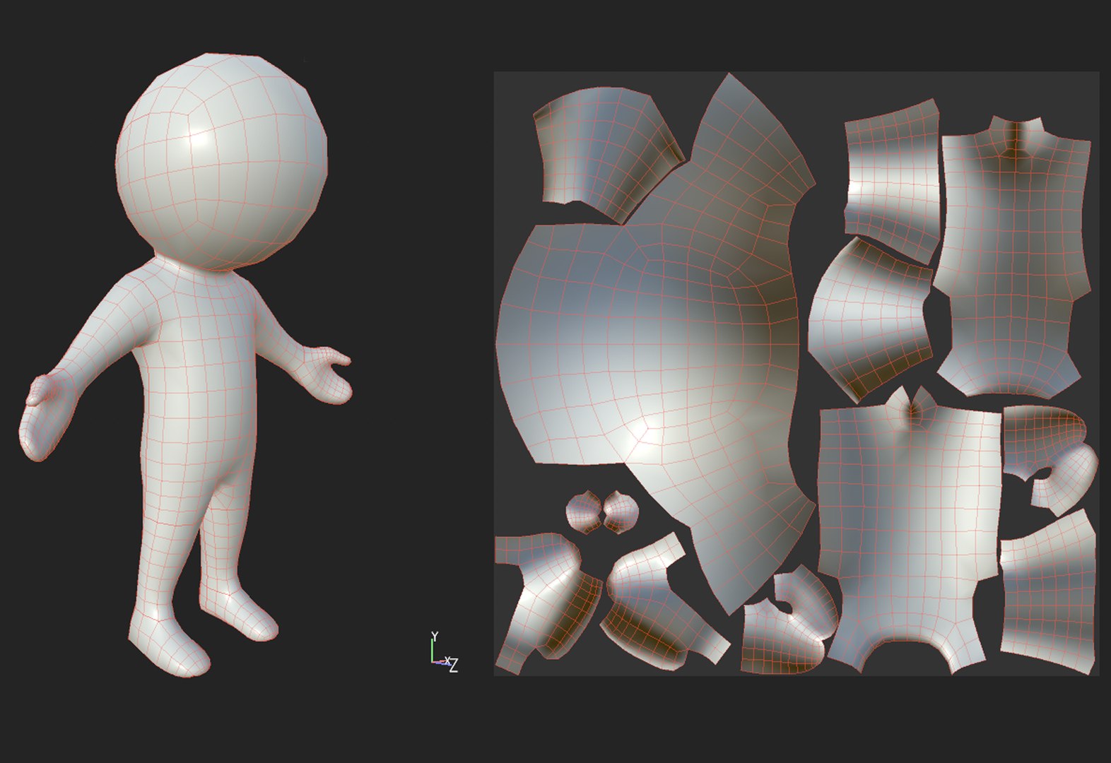 Stickman Base Figure 3D Model - TurboSquid 1563227