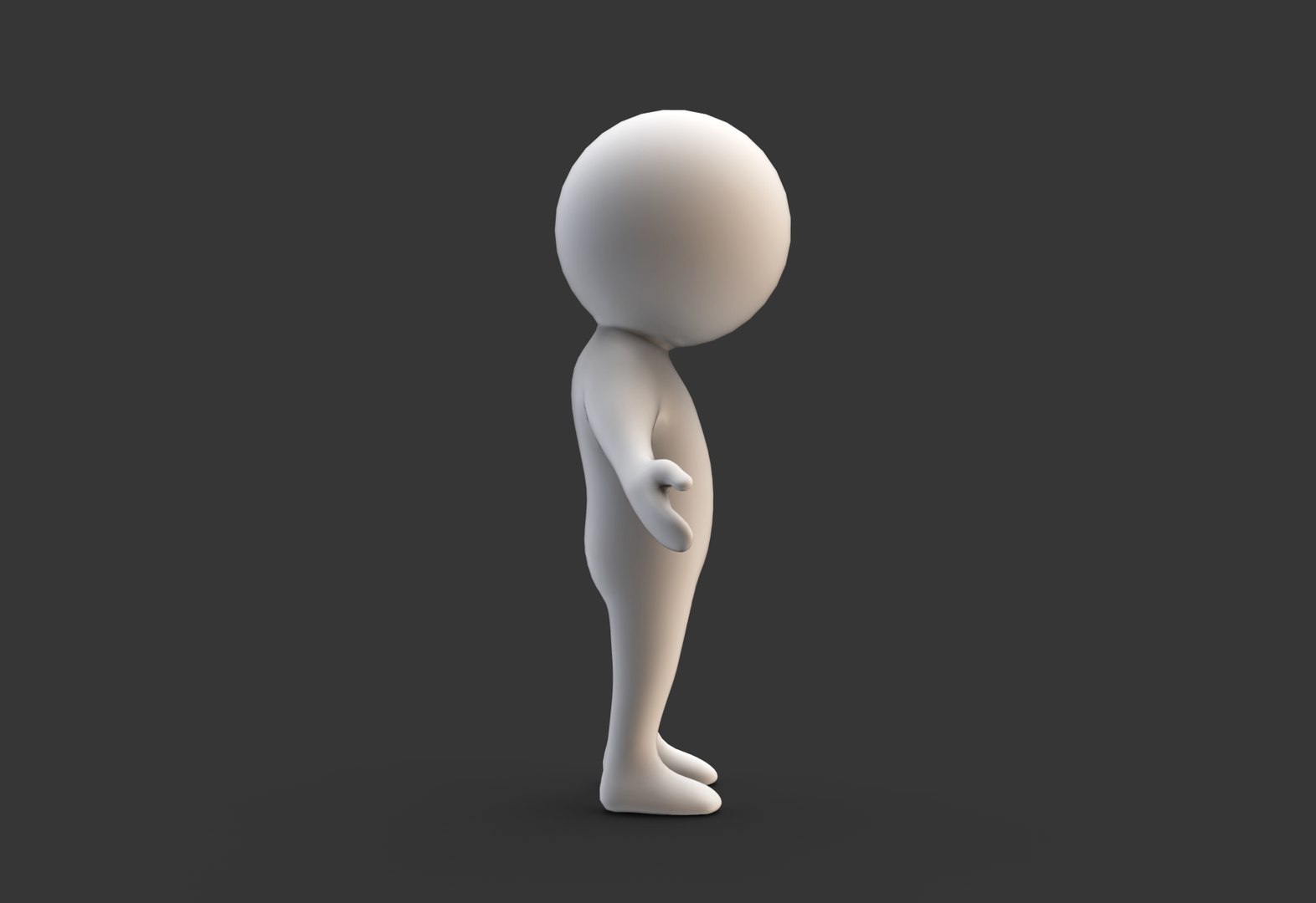Stickman Base Figure 3D Model - TurboSquid 1563227