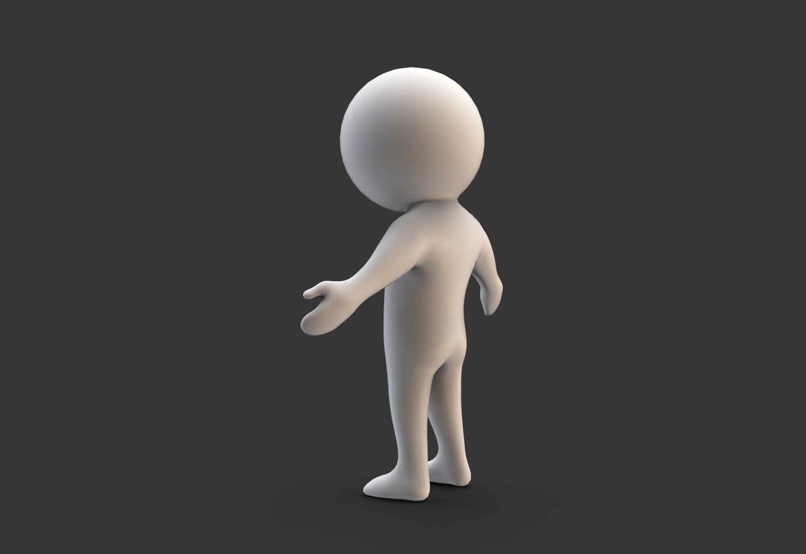 Stickman Base Figure 3D Model - TurboSquid 1563227