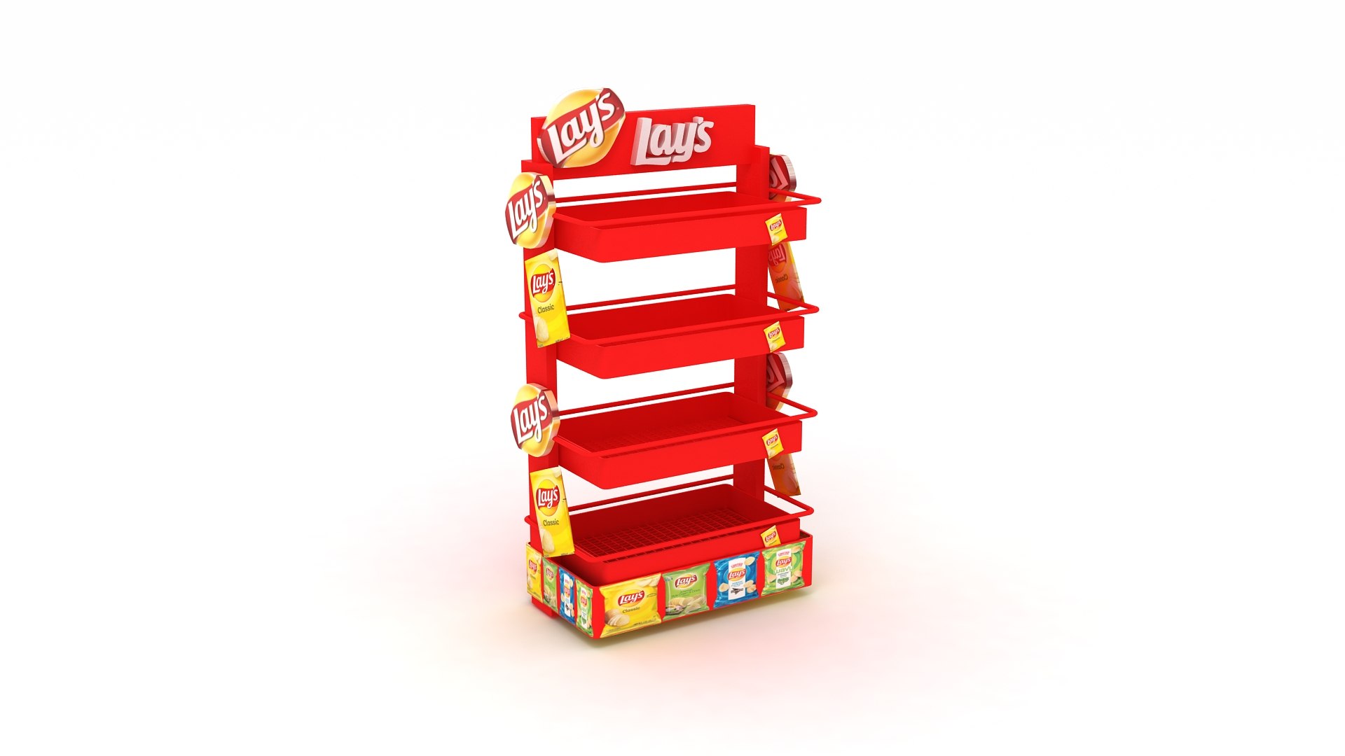 3D Lays Stand Model - TurboSquid 1872978