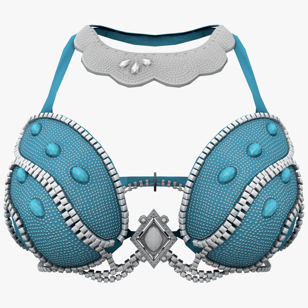 3D Butterfly Blue Belly Dance Bra Top - TurboSquid 1975420