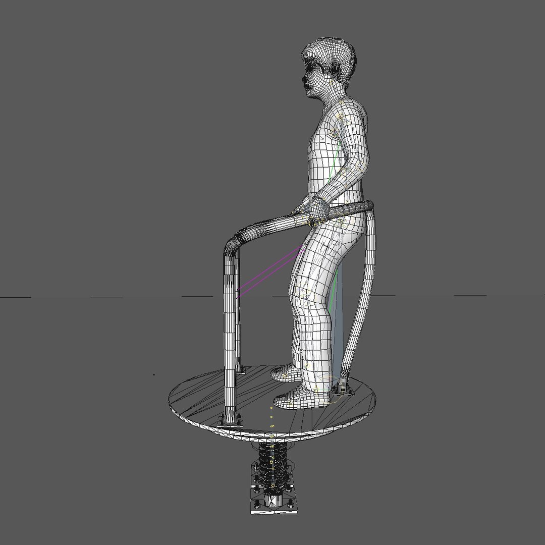 European Boy Playing Revolving 3d Model