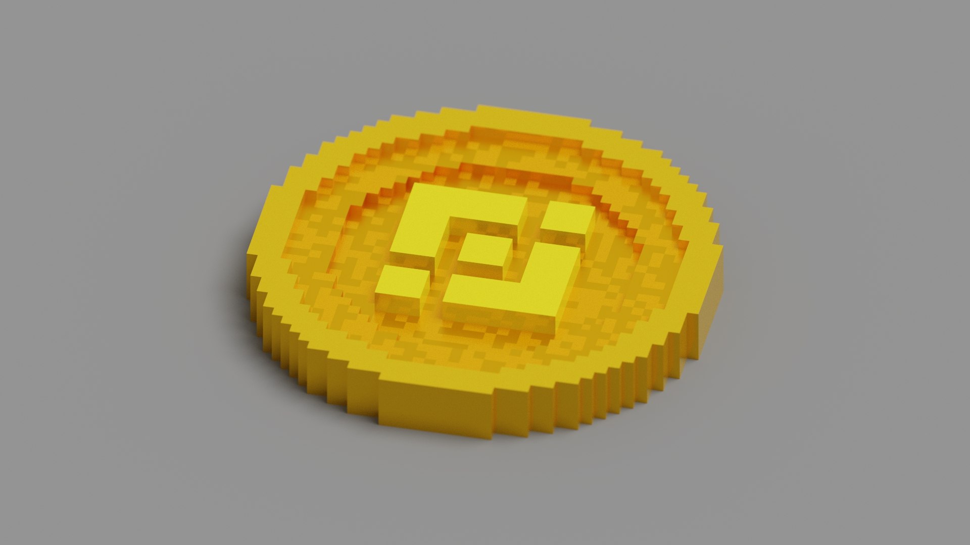 Binance Coin model - TurboSquid 1866454