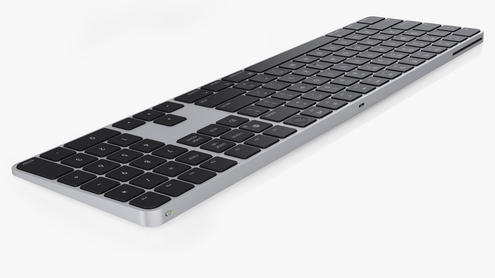 3D Model Apple Magic Keyboard With Touch ID And Numeric Keypad - TurboSquid 2004914