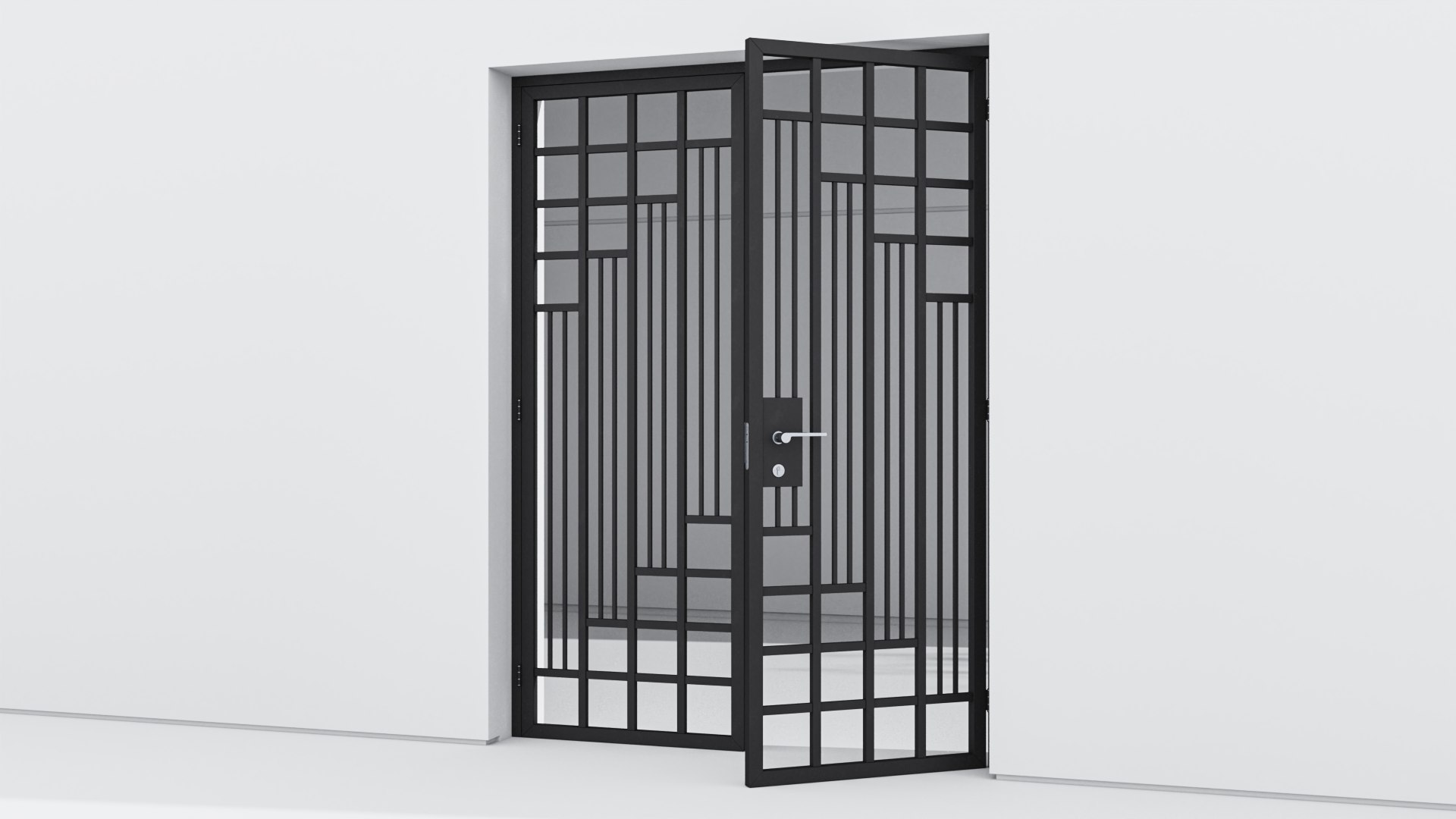 Aluminium Door 31 Model - TurboSquid 2010879