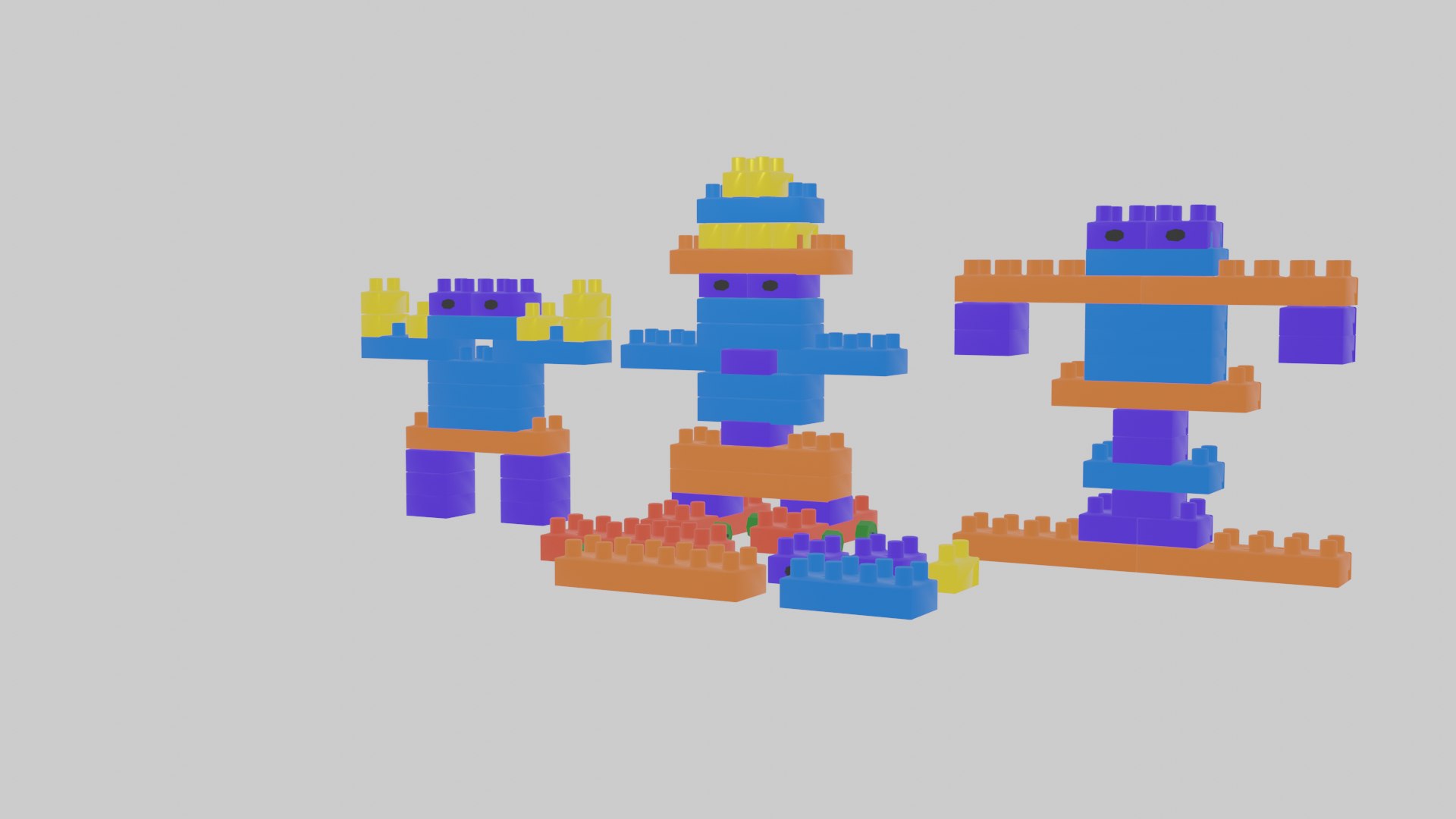 3D Blocks Toy - TurboSquid 2344394