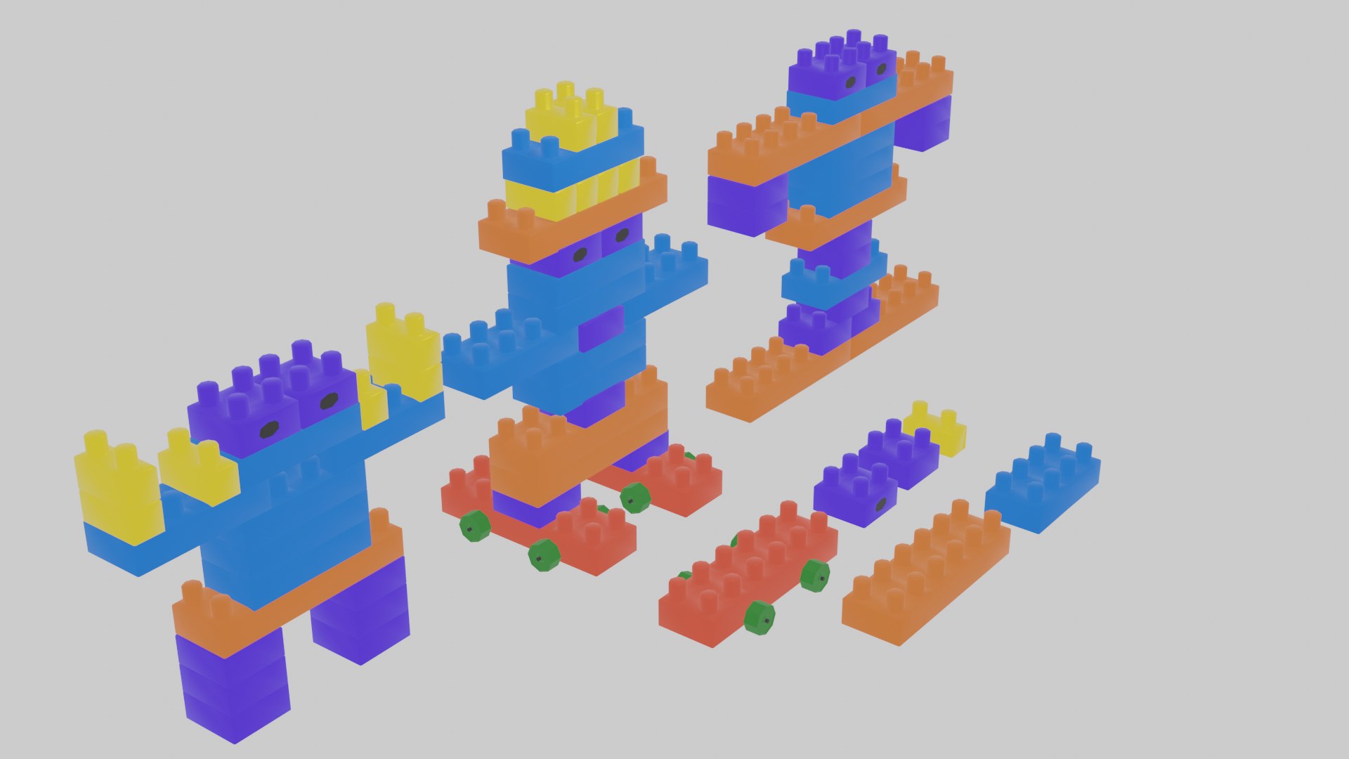 3D Blocks Toy - TurboSquid 2344394