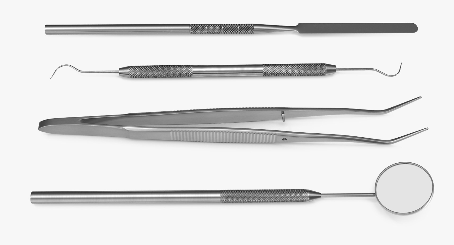 3D Model Basic Dental Instruments - TurboSquid 1340258