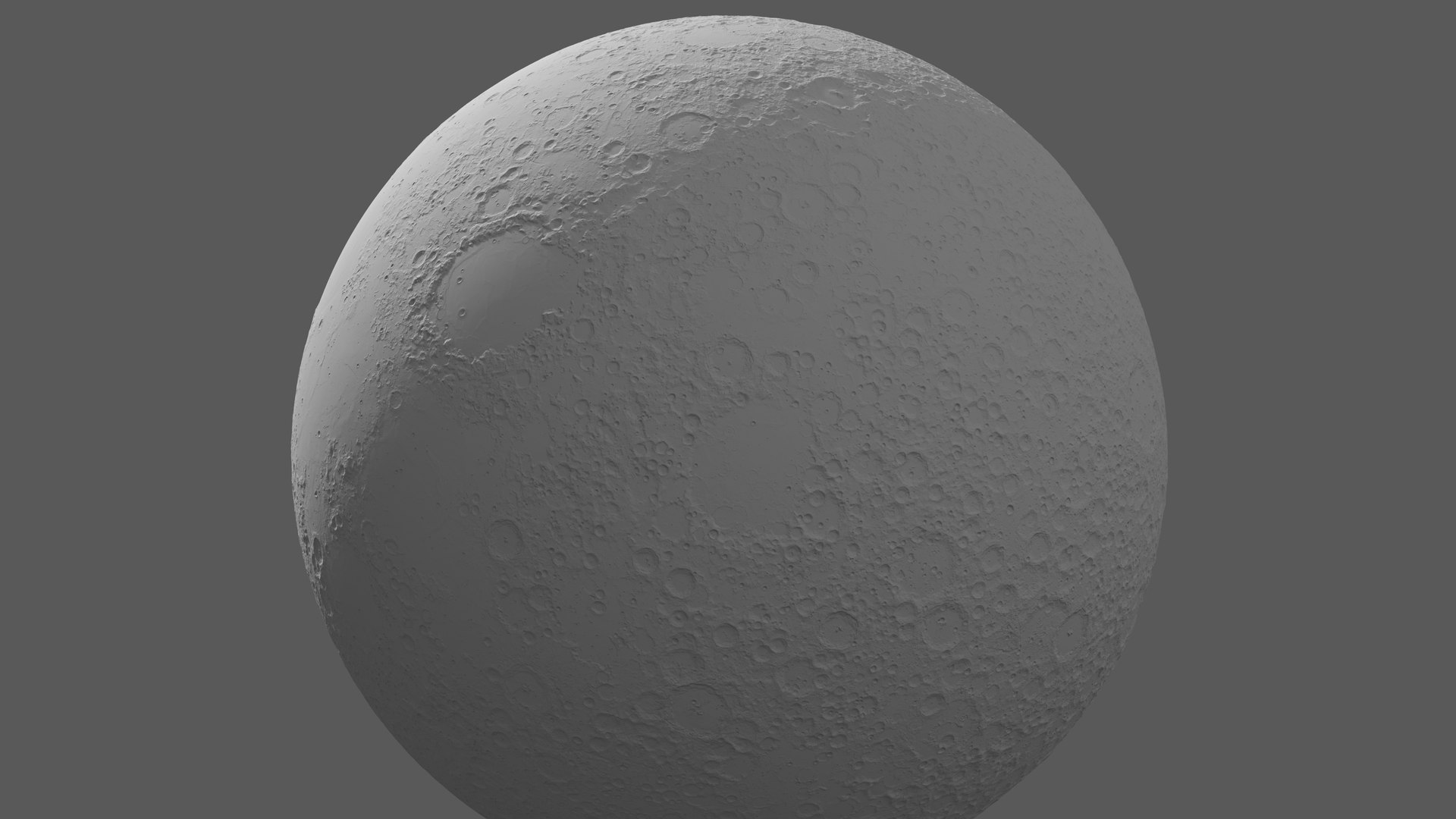 3D Moon - Highly Detailed - TurboSquid 2130366