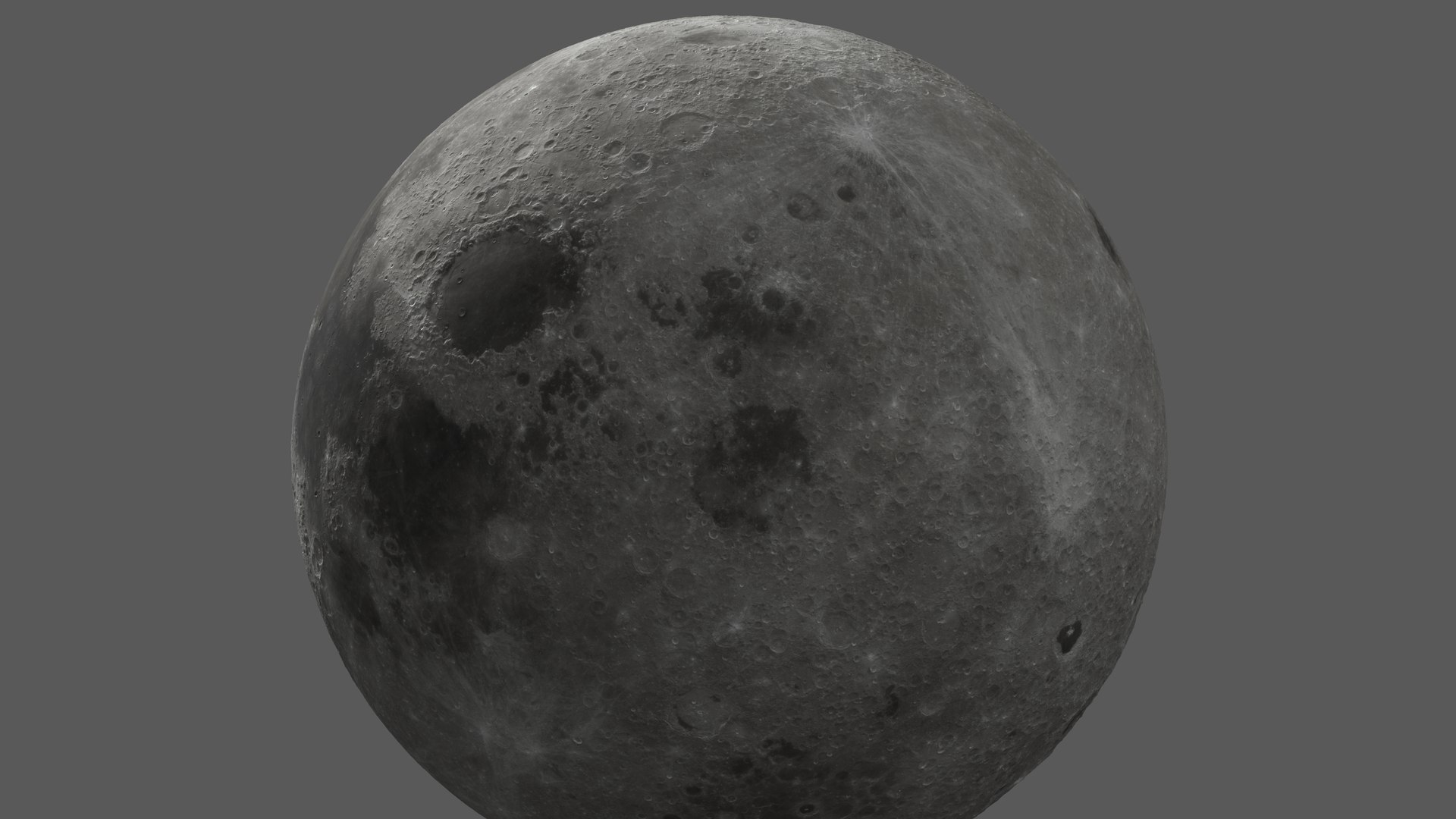 3D Moon - Highly Detailed - TurboSquid 2130366