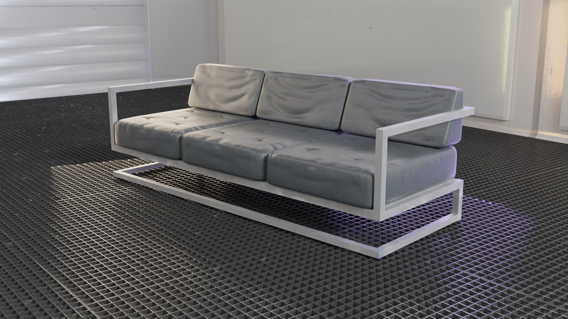 Couch Mid Poly 3D Model - TurboSquid 2217774