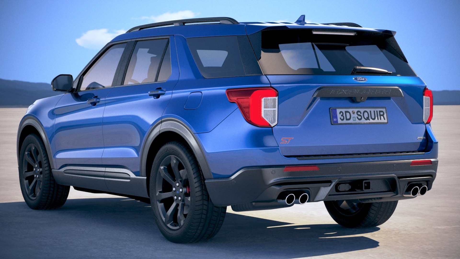 Explorer st 2020 3D model - TurboSquid 1434958