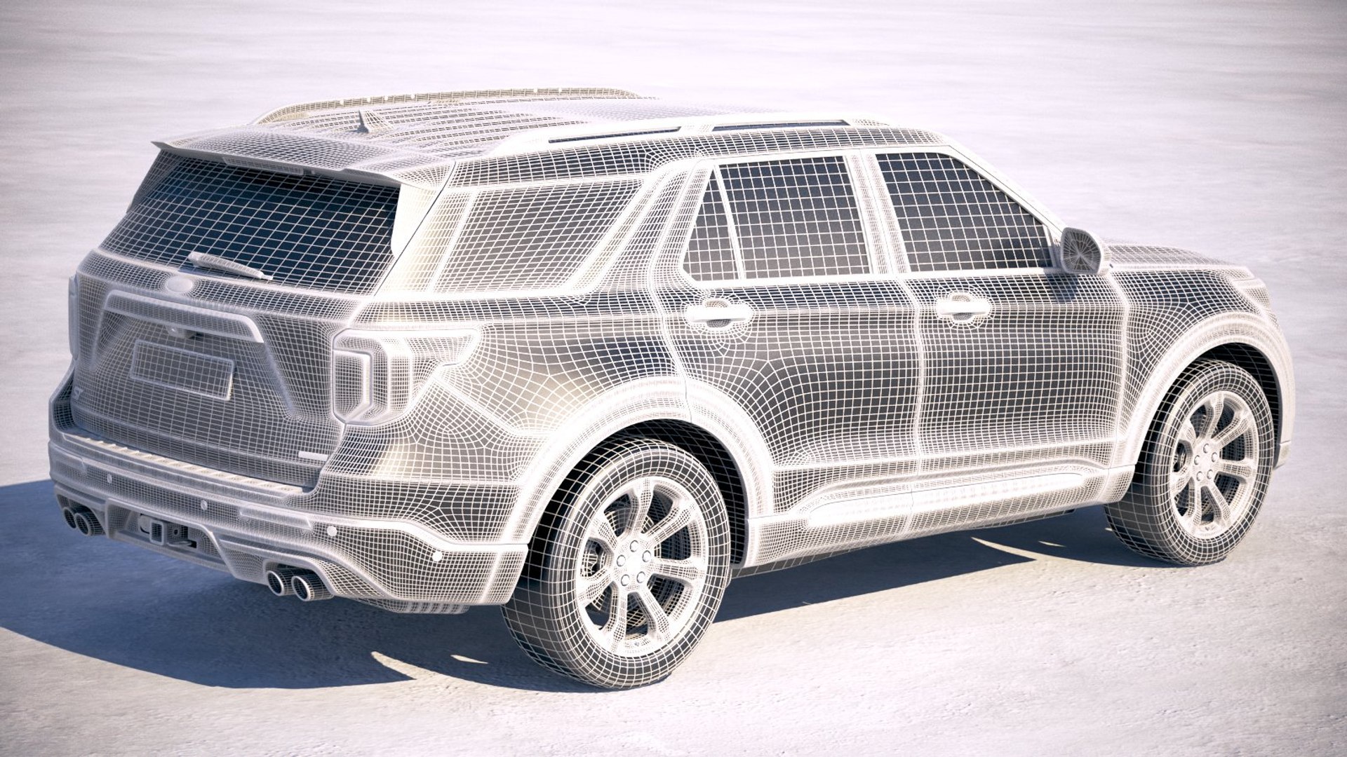 Explorer st 2020 3D model - TurboSquid 1434958