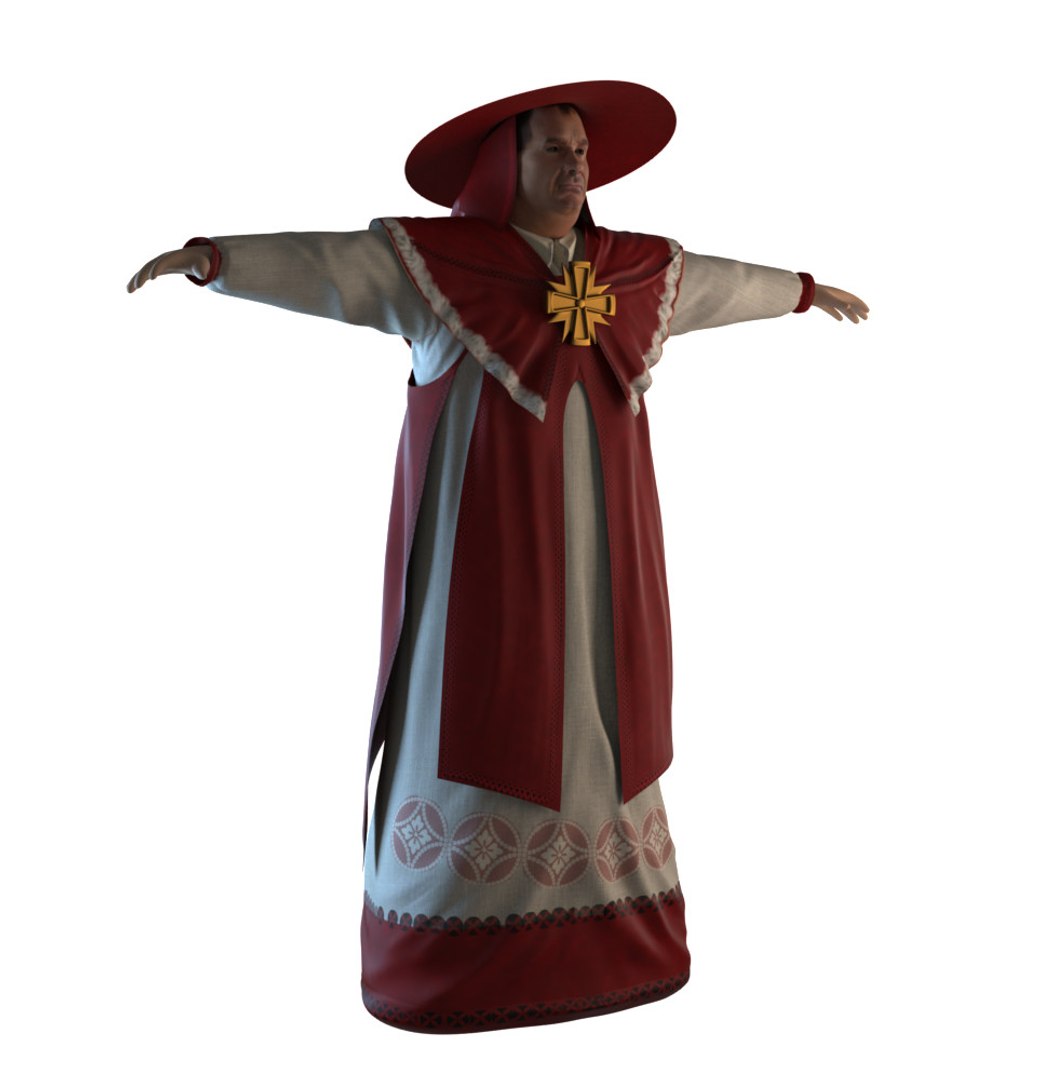 Clerigo Roma Character Ma