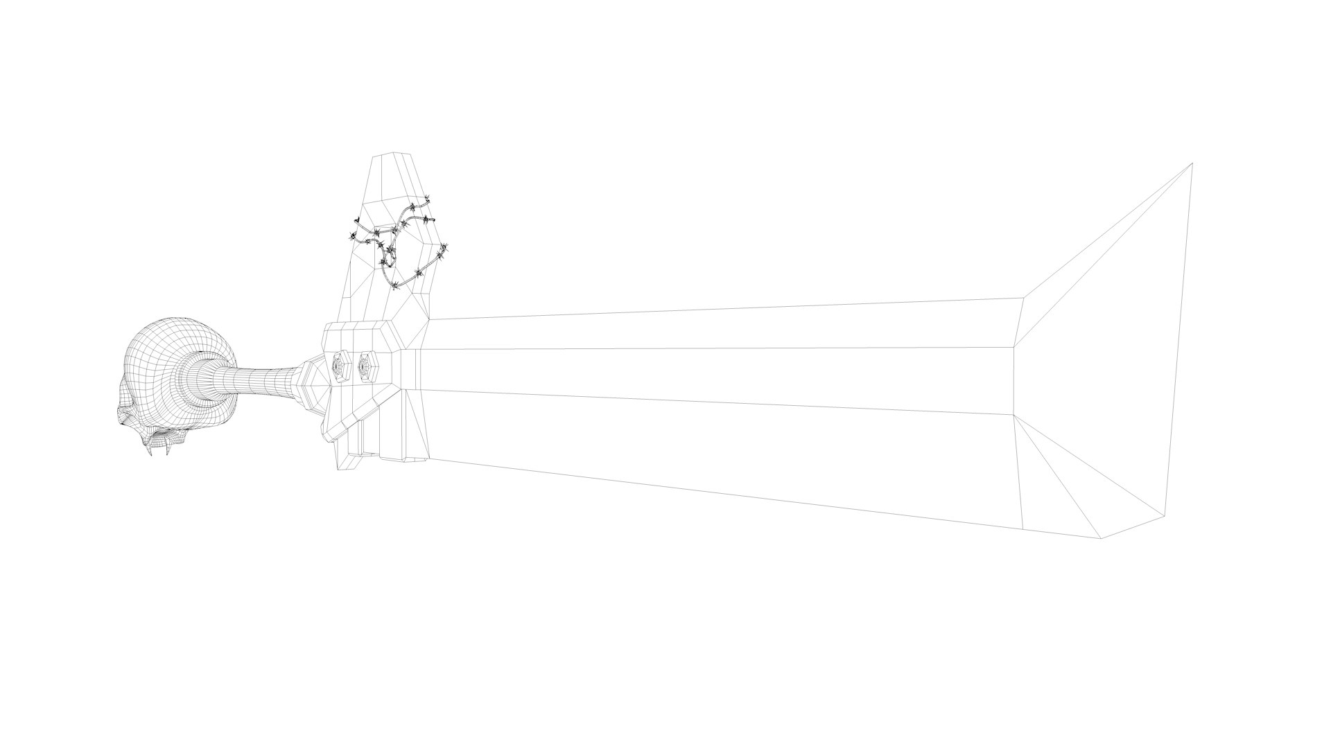 3D Vampire Slayer Sword - TurboSquid 1793931