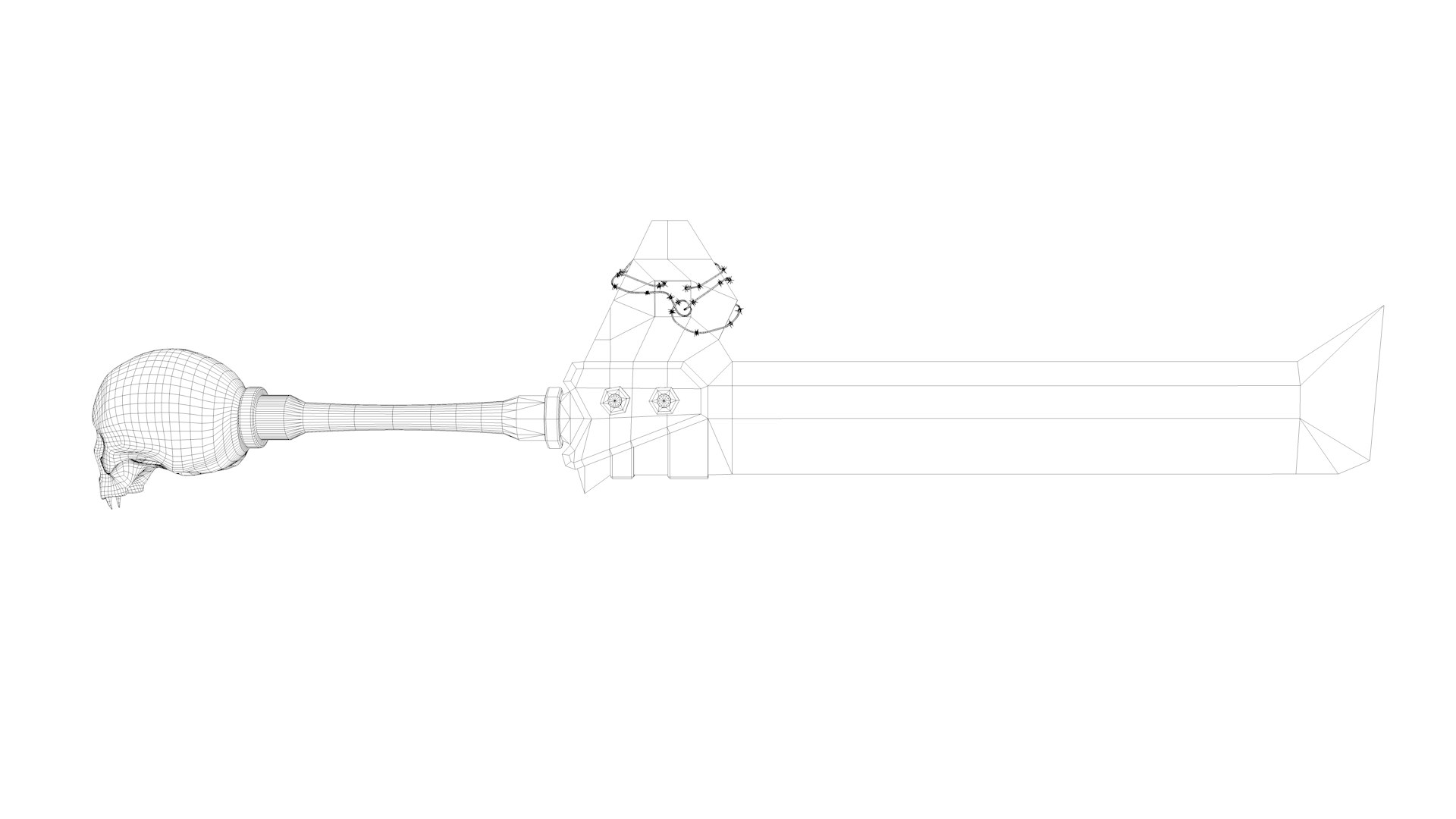 3D Vampire Slayer Sword - TurboSquid 1793931