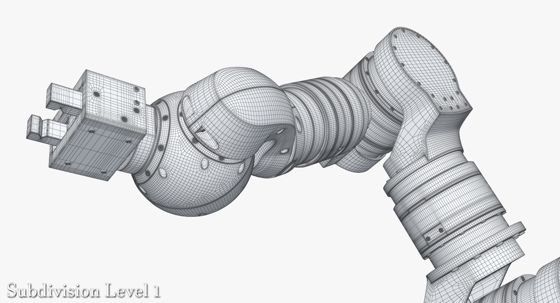 Industrial Robot Arm Lwa 3d Max