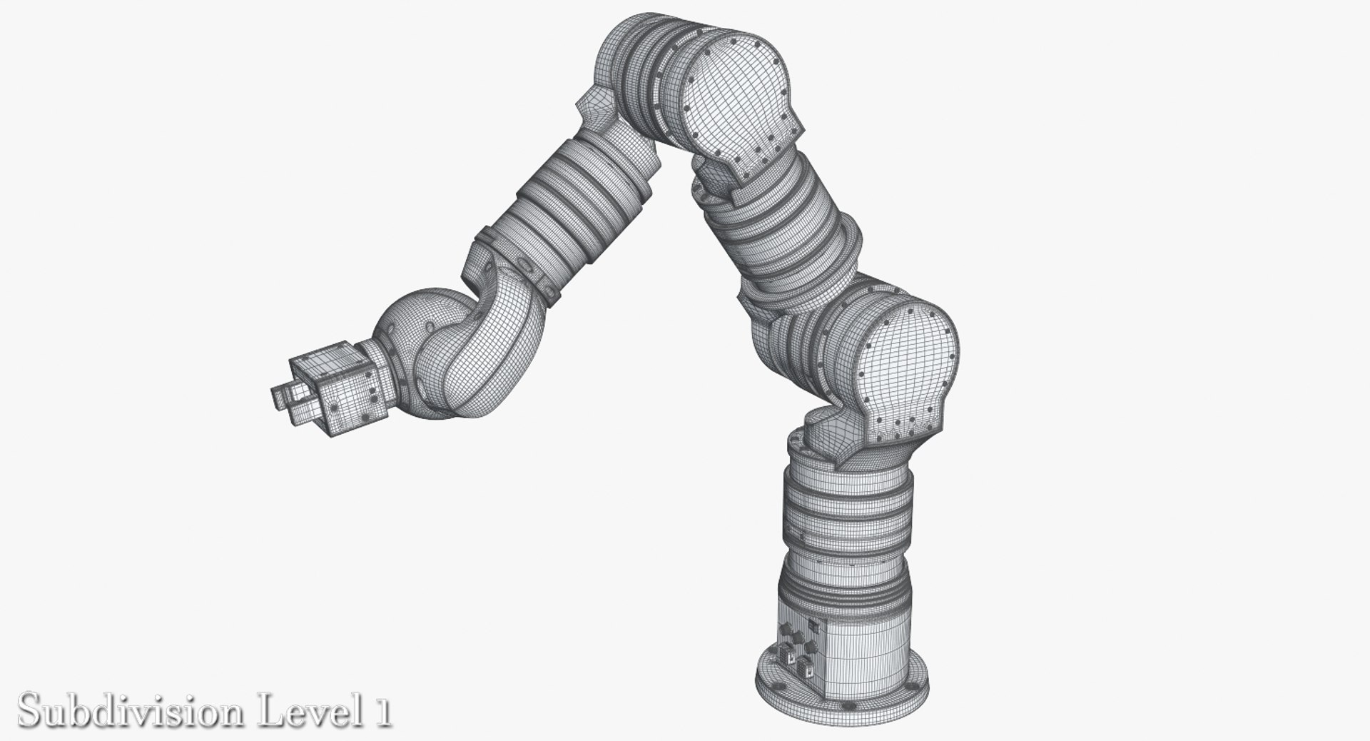 Industrial Robot Arm Lwa 3d Max