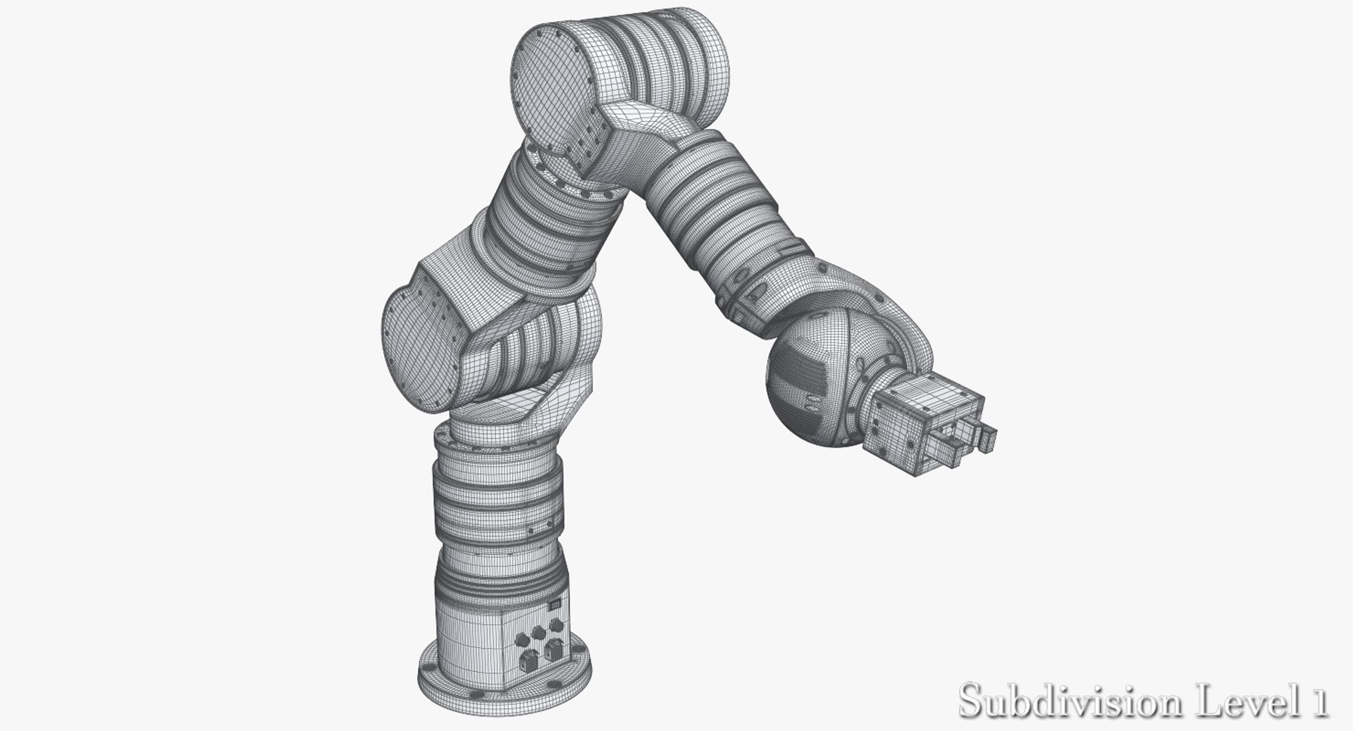 Industrial Robot Arm Lwa 3d Max