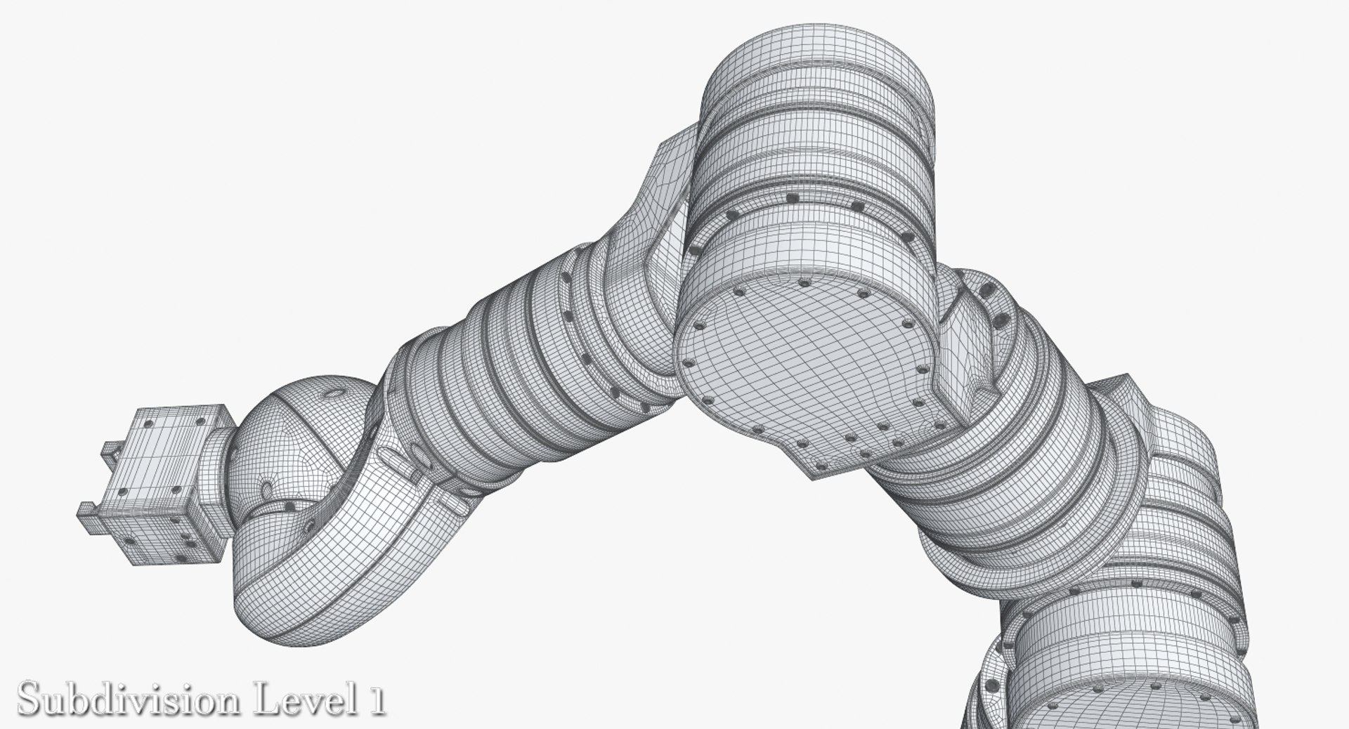 Industrial Robot Arm Lwa 3d Max