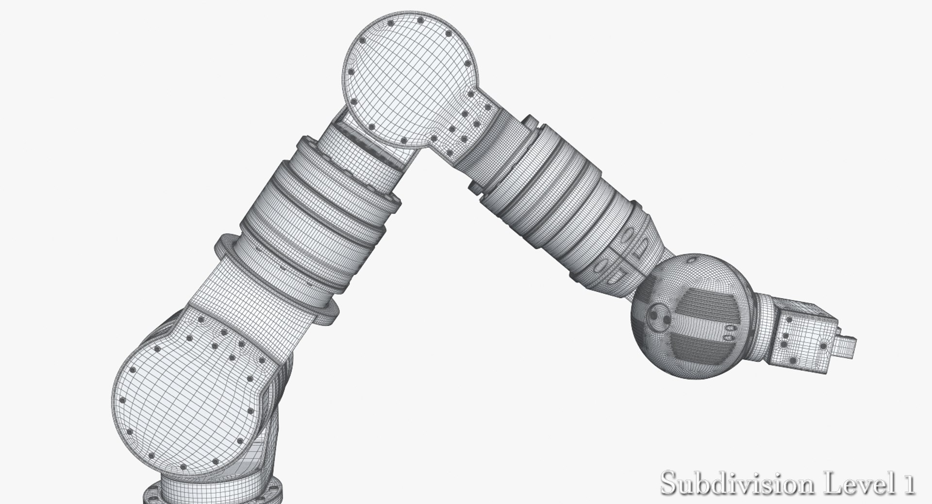 Industrial Robot Arm Lwa 3d Max
