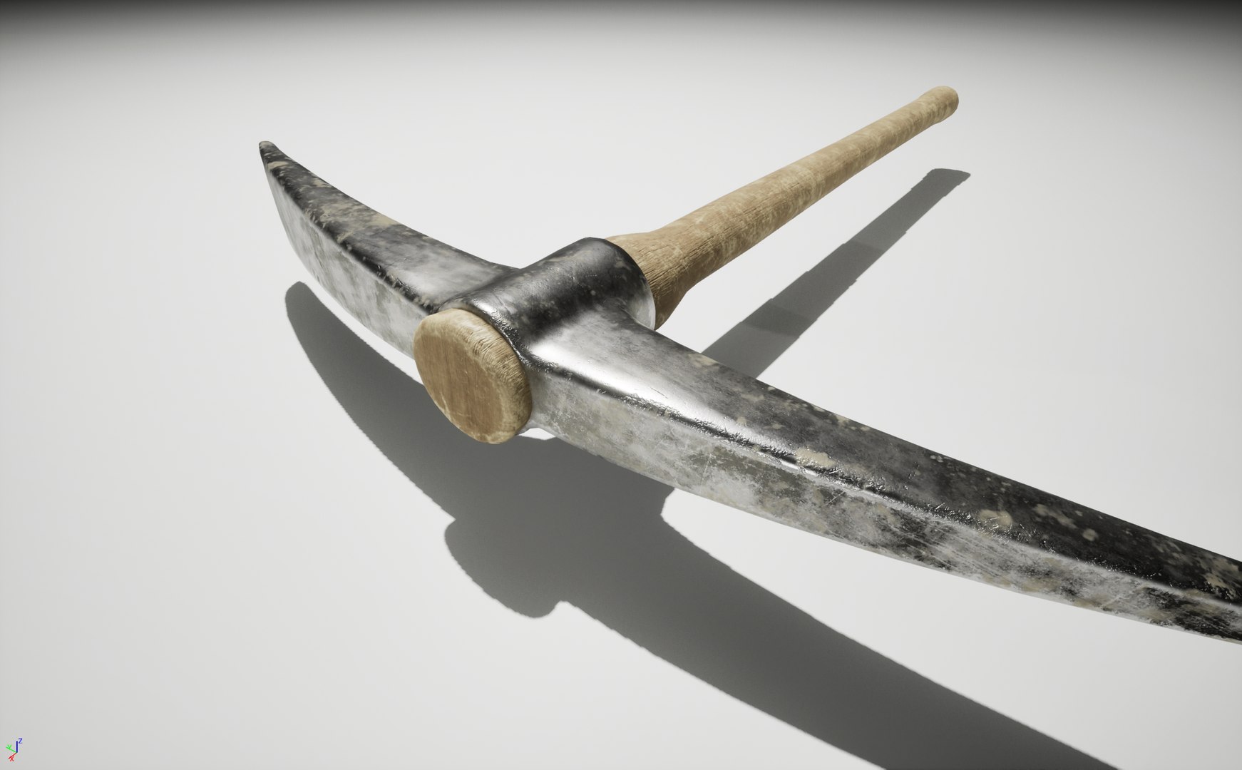 3D Model Steel Pickaxe - TurboSquid 2343368