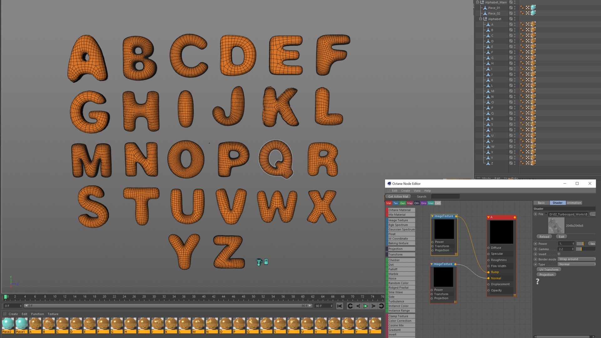 Balloon Alphabet 3D - TurboSquid 1950074