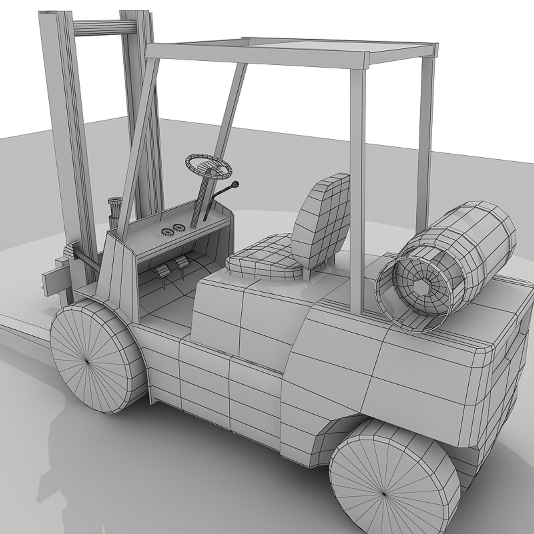 3d Max Forklift Fork Lift