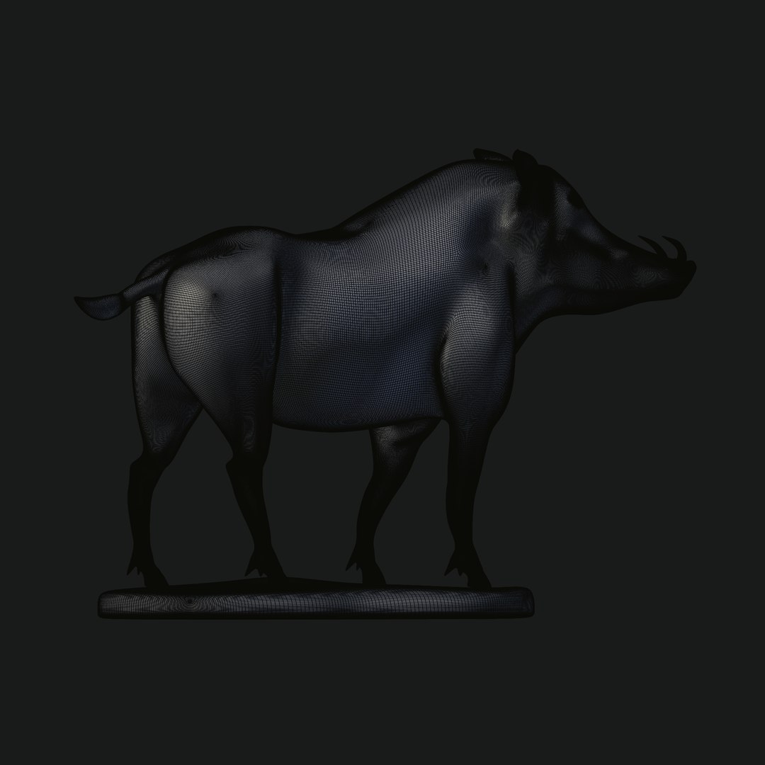 Boar Statue 3D model - TurboSquid 2038759