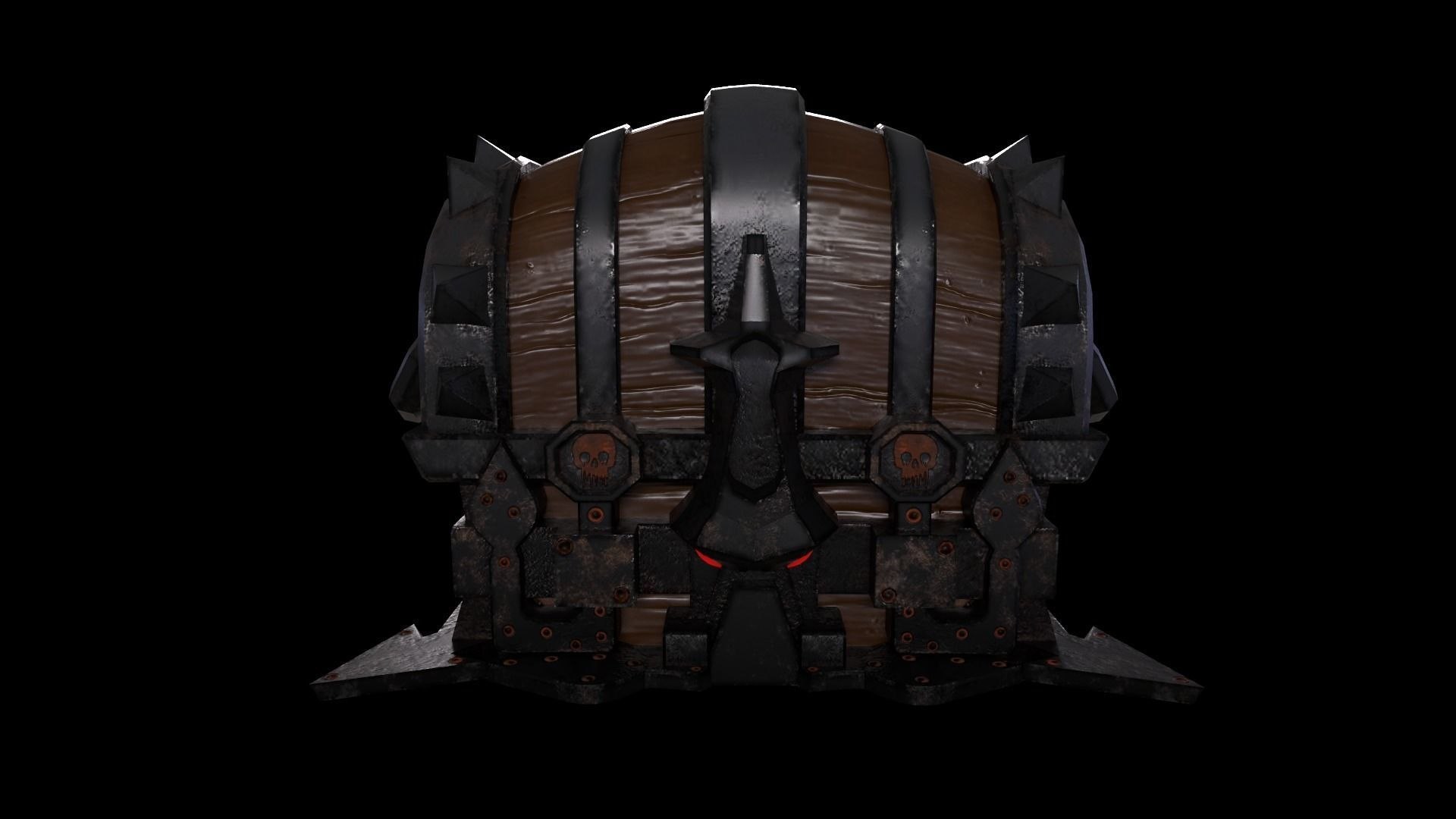 Stylized Chest Game Ready Low Poly PBR 3D Model 3D model - TurboSquid ...