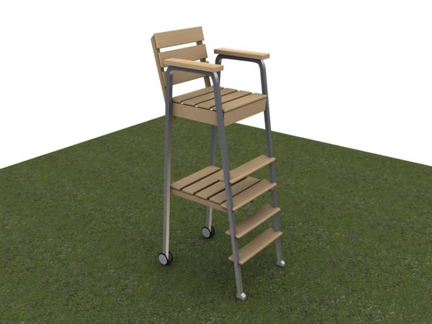 3d tennis umpires chair model