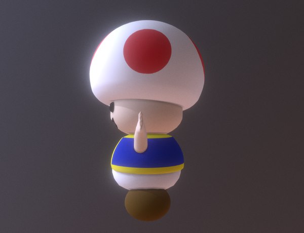 Free toad super mario bros 3D model - TurboSquid 1293772