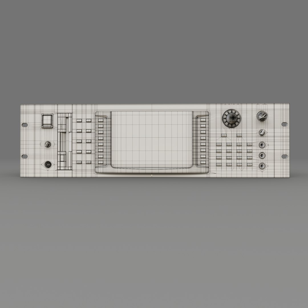 Audio Sampler Digital Stereo Akai S5000 Model - TurboSquid 2113484