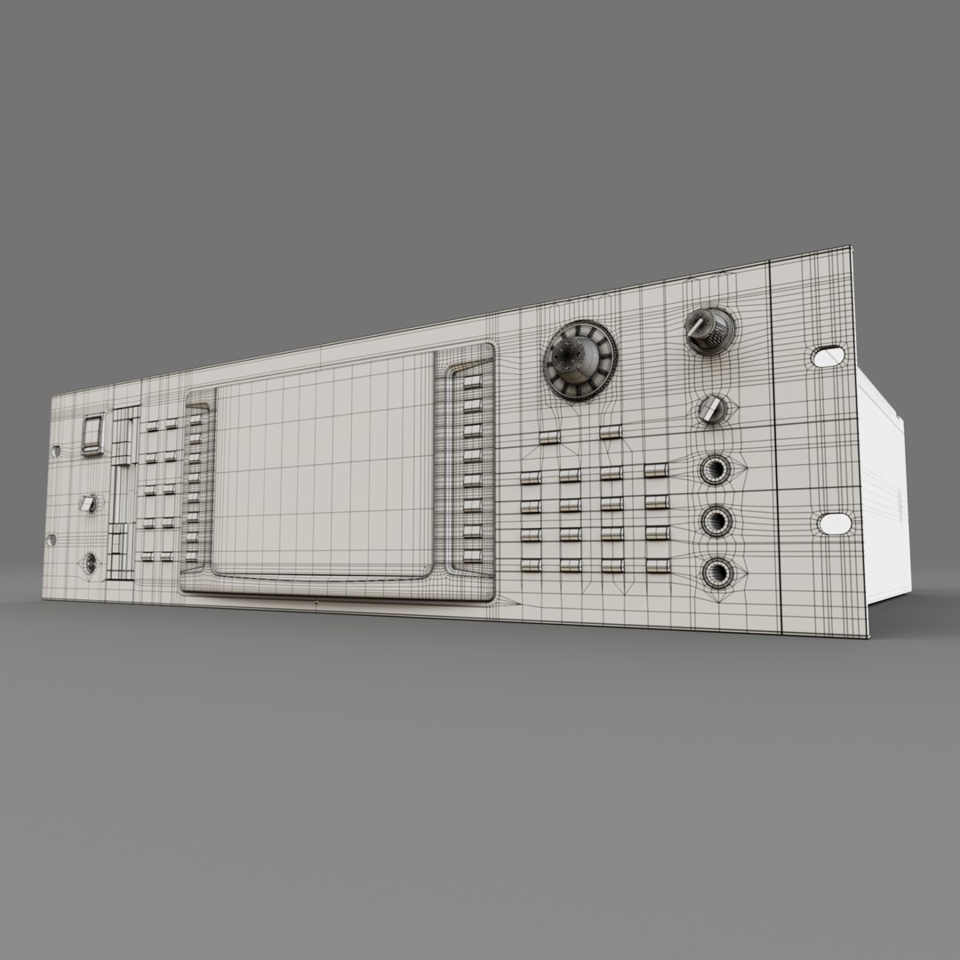 Audio Sampler Digital Stereo Akai S5000 Model - TurboSquid 2113484