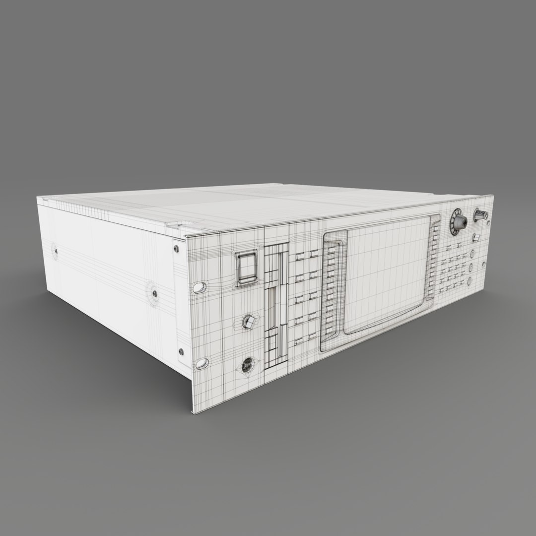 Audio Sampler Digital Stereo Akai S5000 Model - TurboSquid 2113484