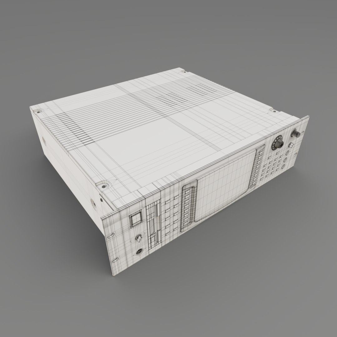 Audio Sampler Digital Stereo Akai S5000 Model - TurboSquid 2113484