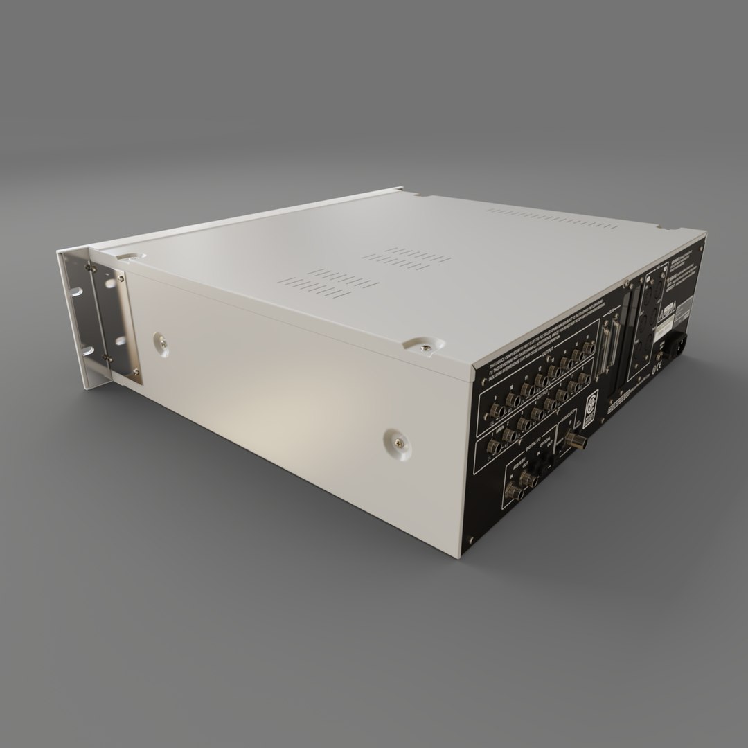 Audio Sampler Digital Stereo Akai S5000 Model - TurboSquid 2113484