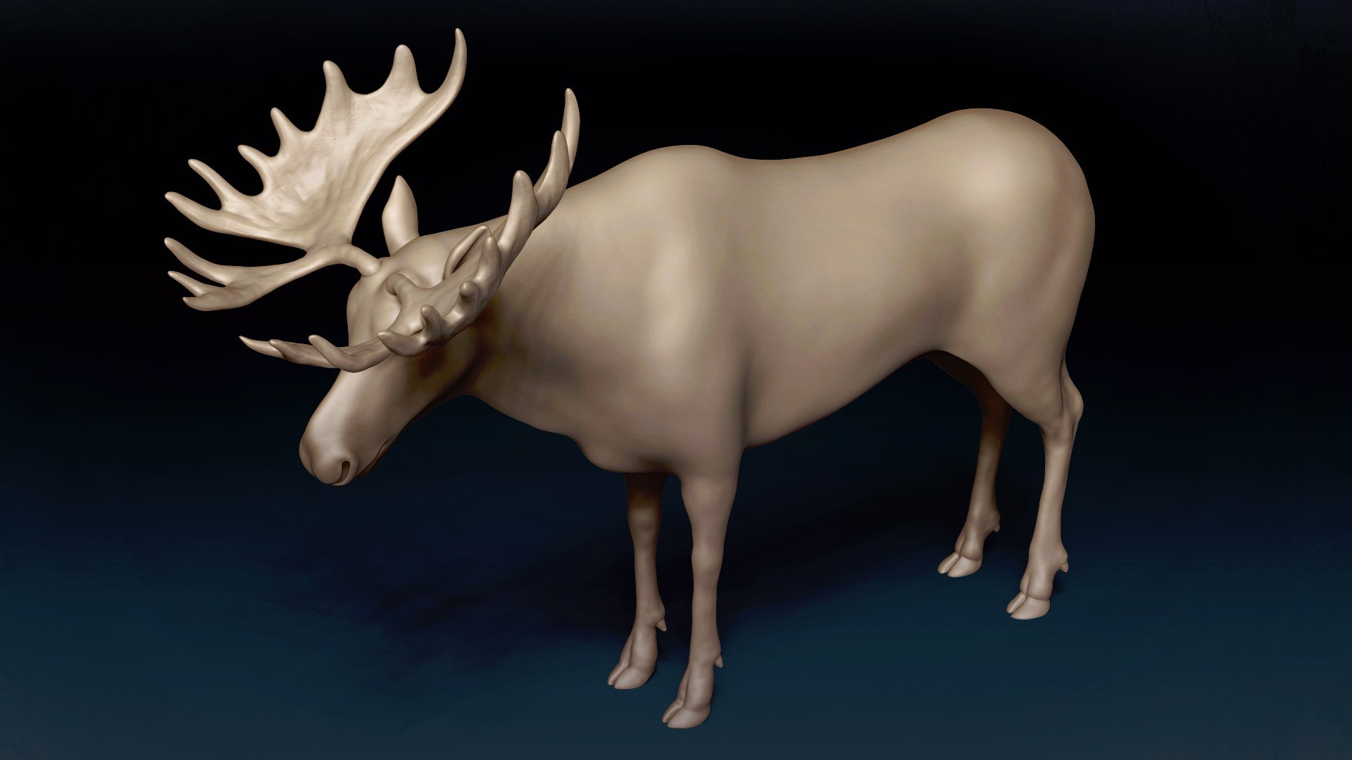 3D Moose Base Mesh 3D - TurboSquid 1823516
