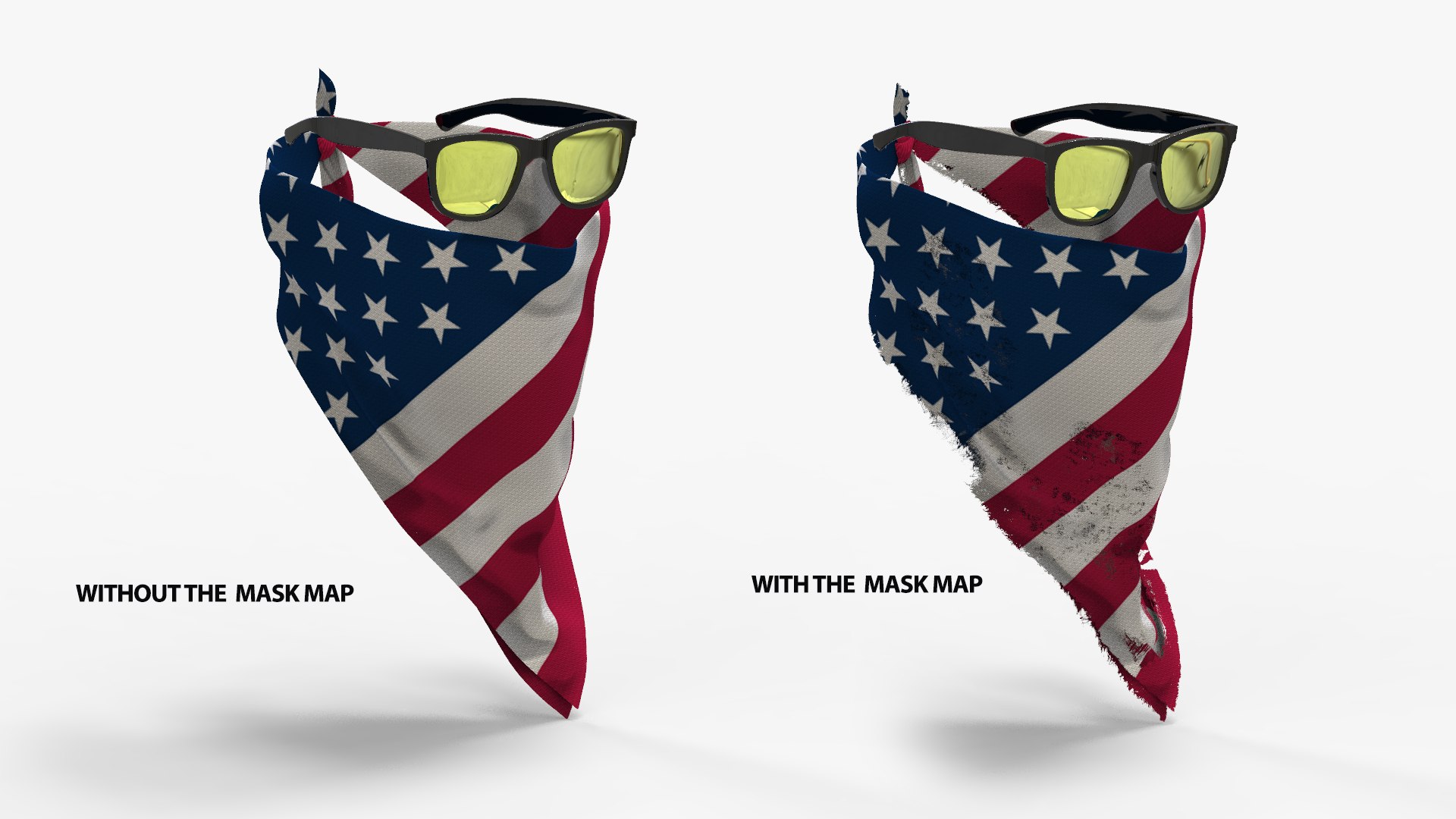 3D Face Mask And Polarized Sunglasses - TurboSquid 2272884